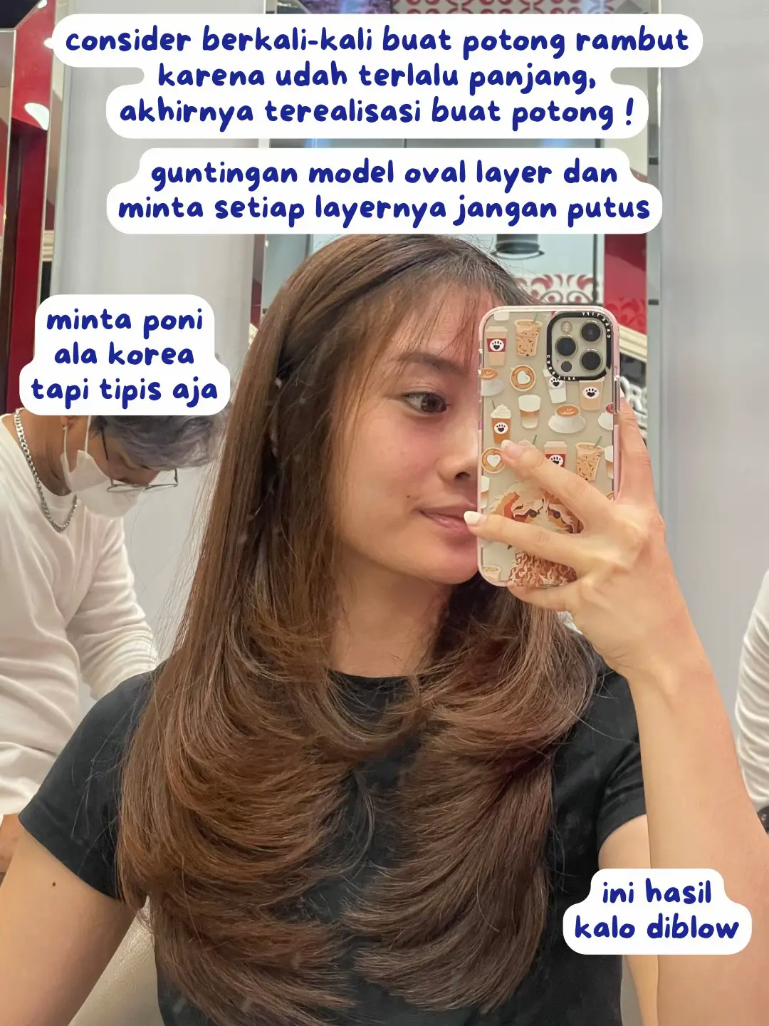 ikut style haircut yang viral! bagus ga sih? 🥺💇🏻‍♀️ | Galeri diposting ...