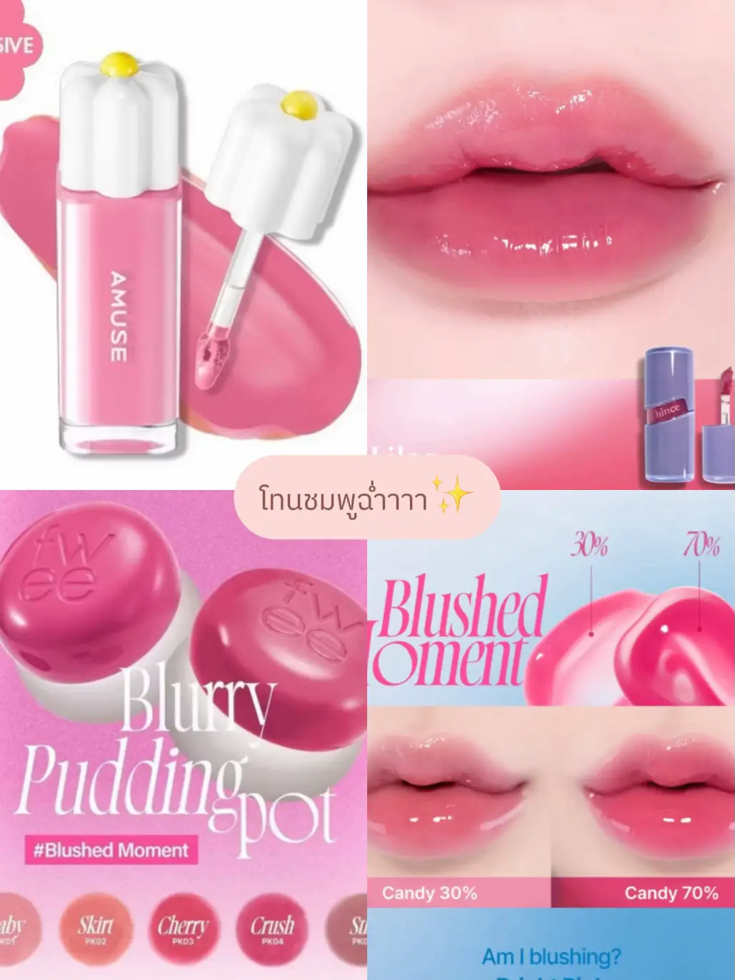 ลิปโทนชมพูที่พกทุกวันตอนนี้ ! 💄💗🌺 | แกลเลอรีที่โพสต์โดย roployro🍮 | Lemon8