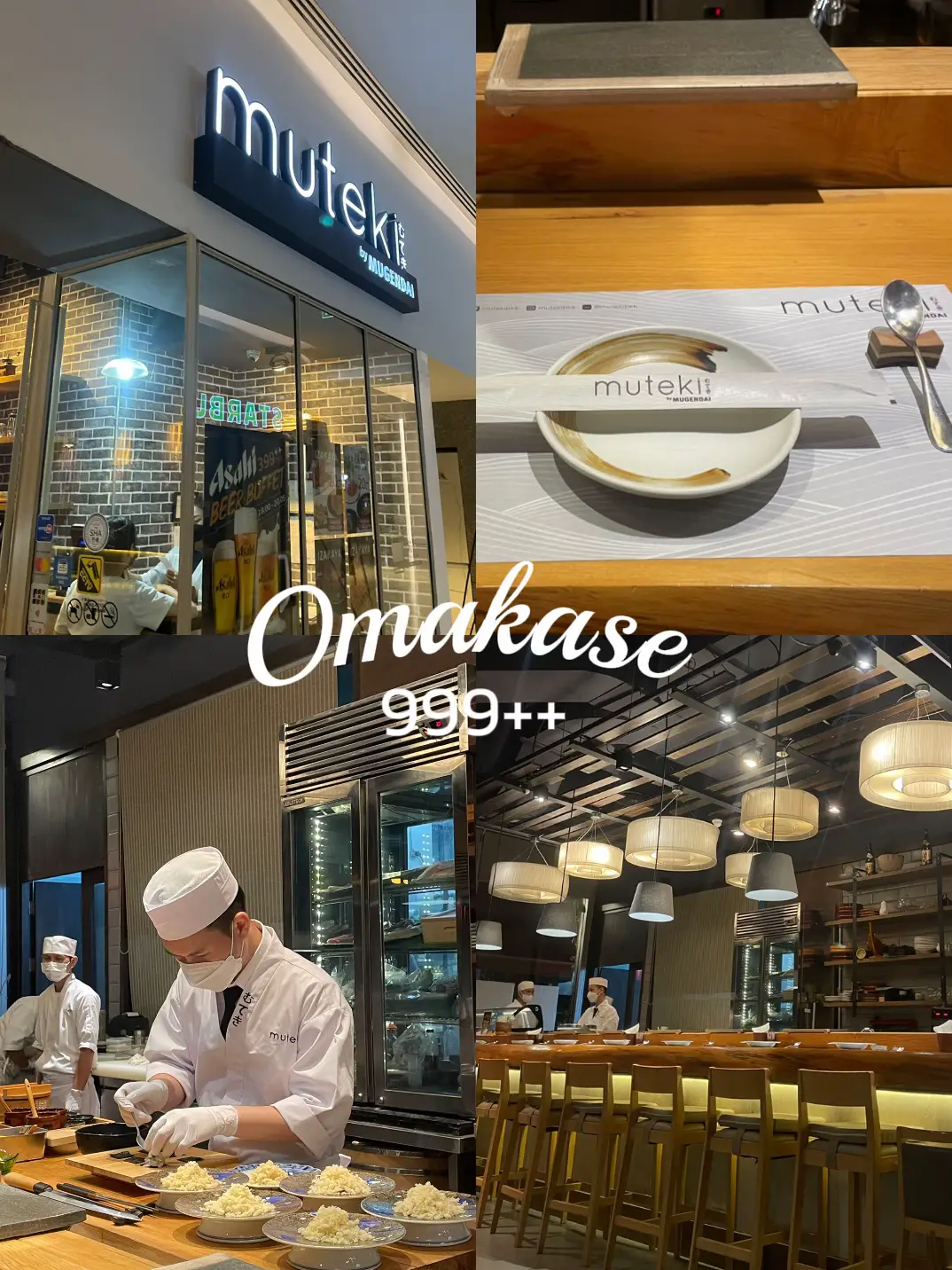 Muteki Omakase 999++ 🍣 | แกลเลอรีที่โพสต์โดย Amchom🌻 | Lemon8