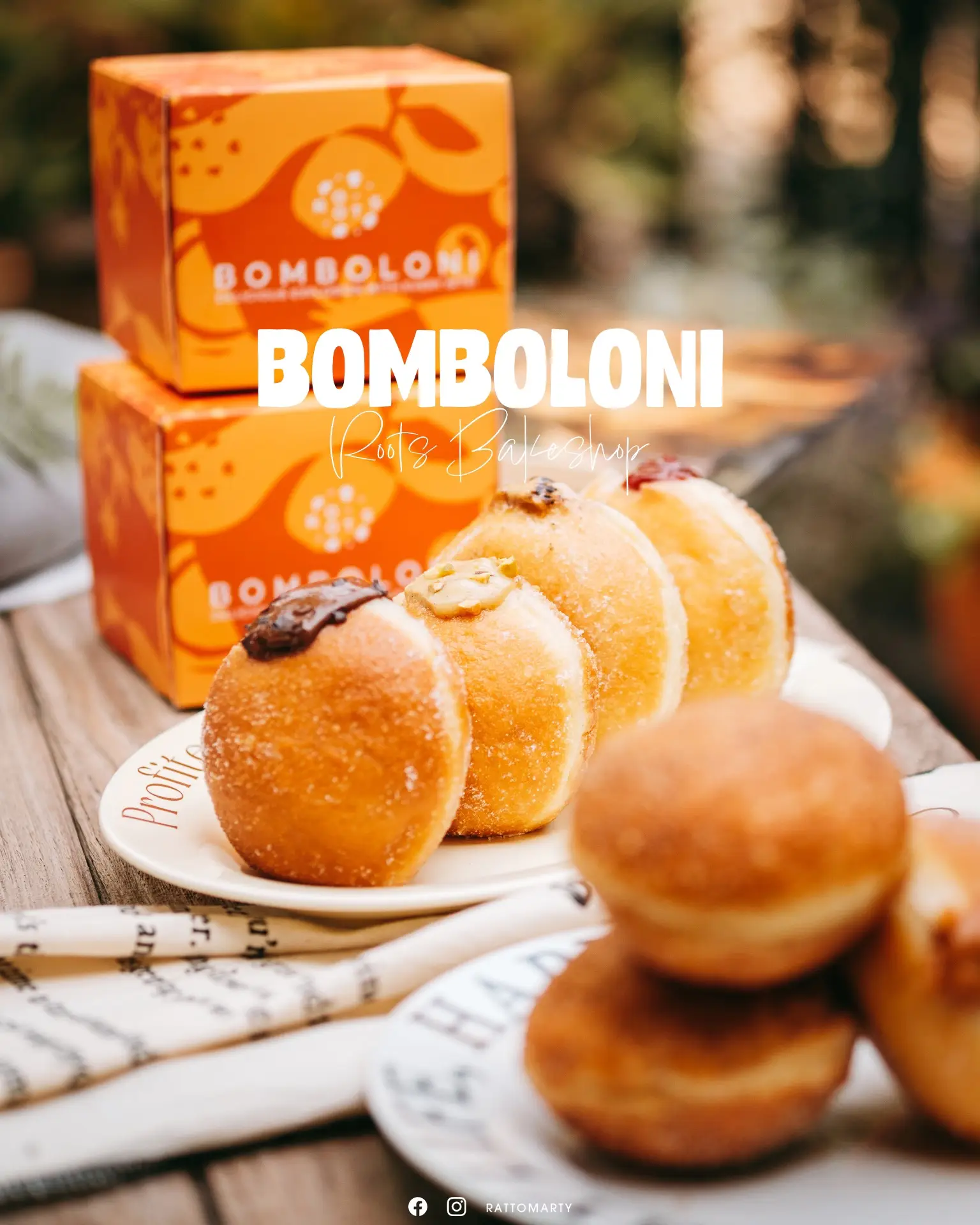 Roots ออกเมนูน้องใหม่ โดนัท Bomboloni 7 รสชาติอร่อย 🍩☕️ | แกลเลอรีที่ ...