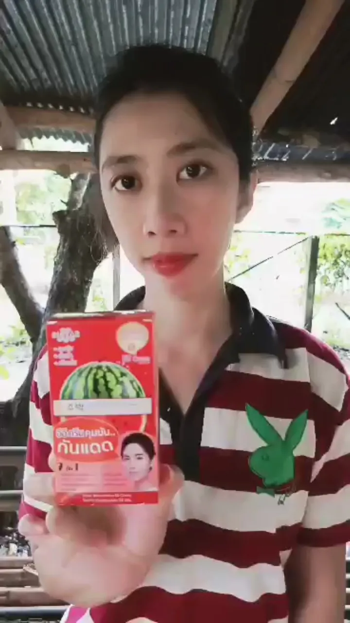 ครีมกันแดดแตงโม | วิดีโอที่เผยแพร่โดย Namfon Laddawan | Lemon8