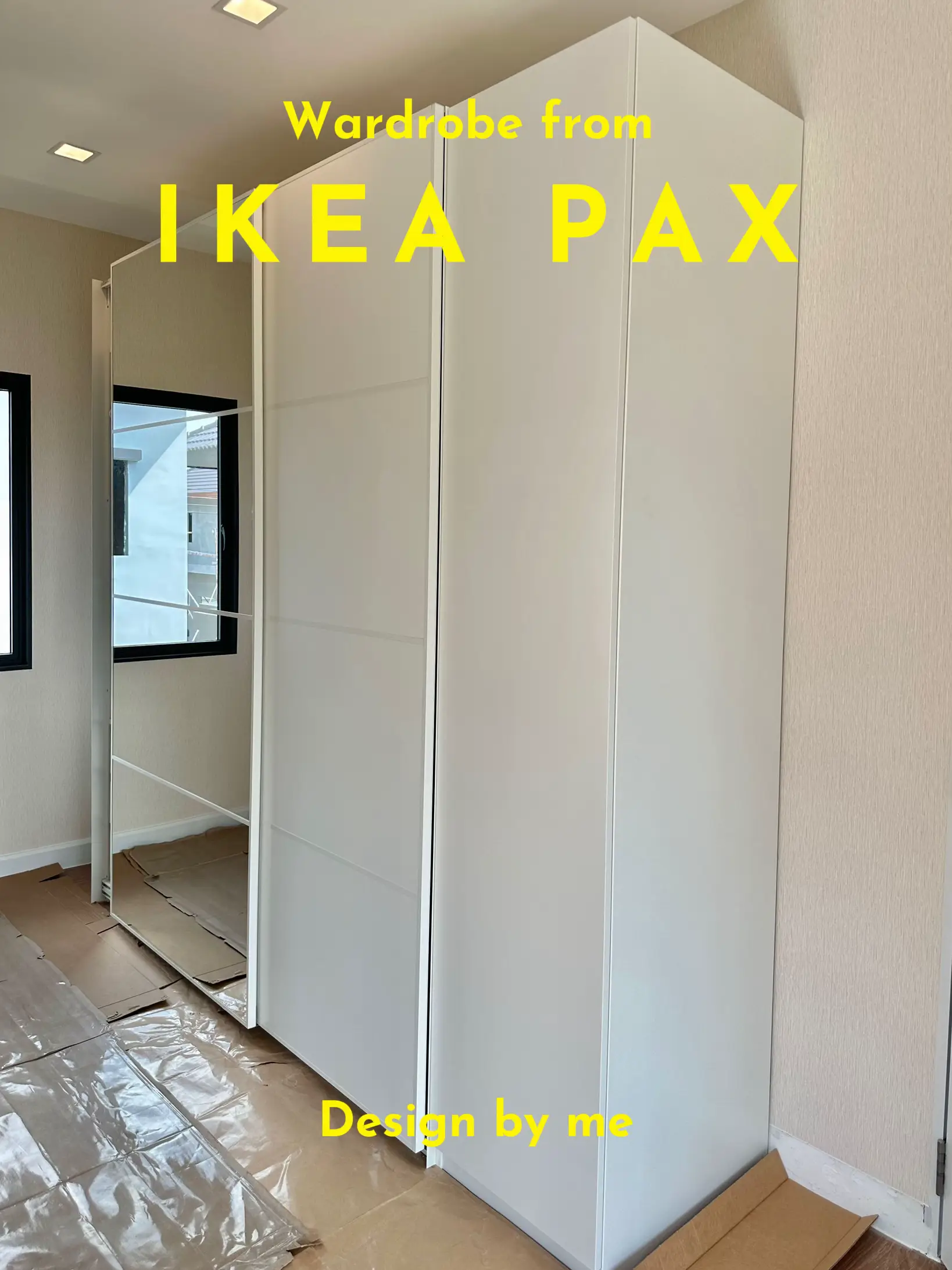 ออกแบบตู้เสื้อผ้าด้วยตัวเอง IKEA PAX ️🧺 | แกลเลอรีที่โพสต์โดย JUDYb. 🌷 ...