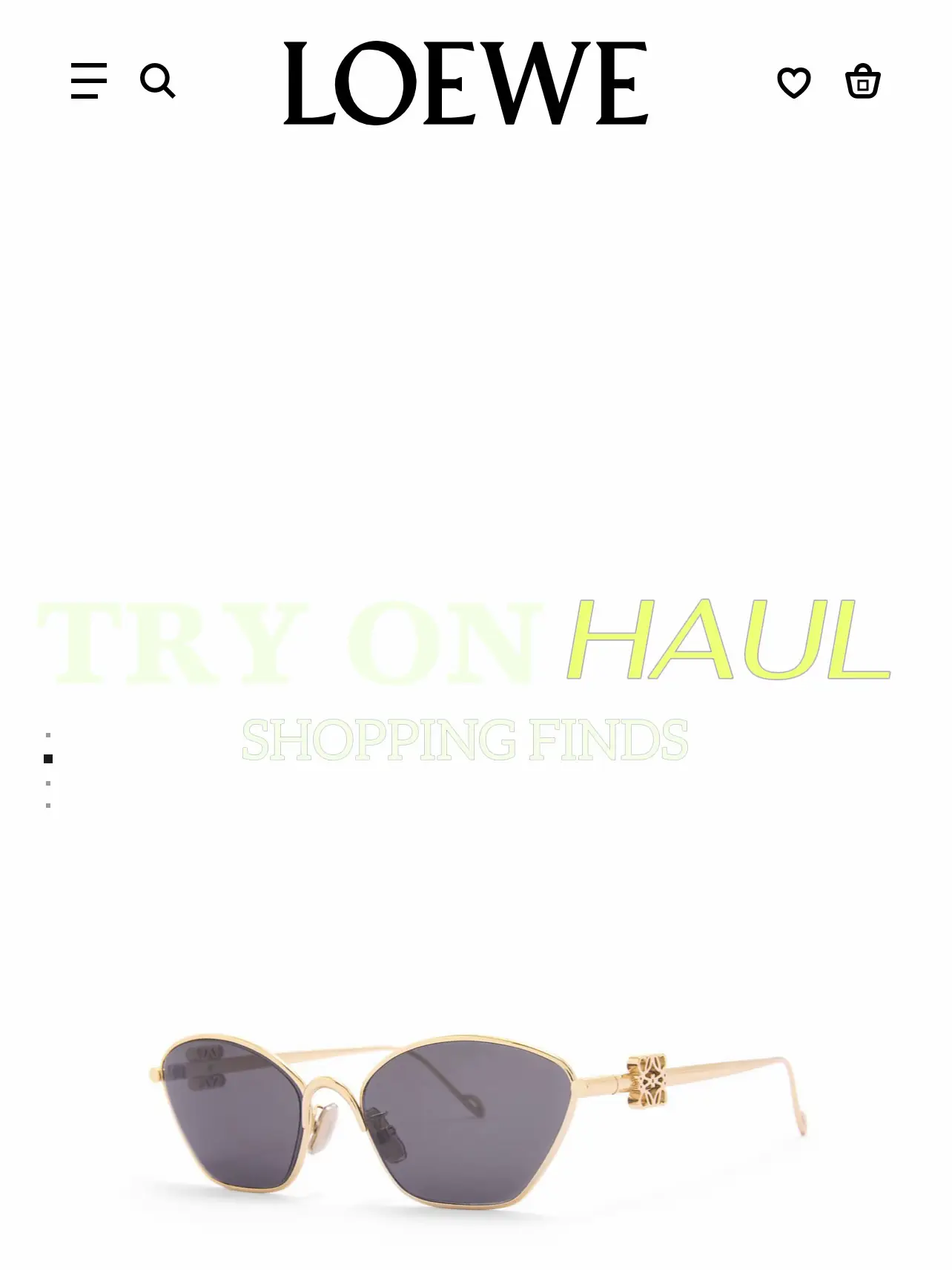 LOEWE แว่นตากันแดดสุดคลาสซี่ old money ใส่แล้วสวยสับมาก😎💁🏻‍♀️ | แกลเลอ ...