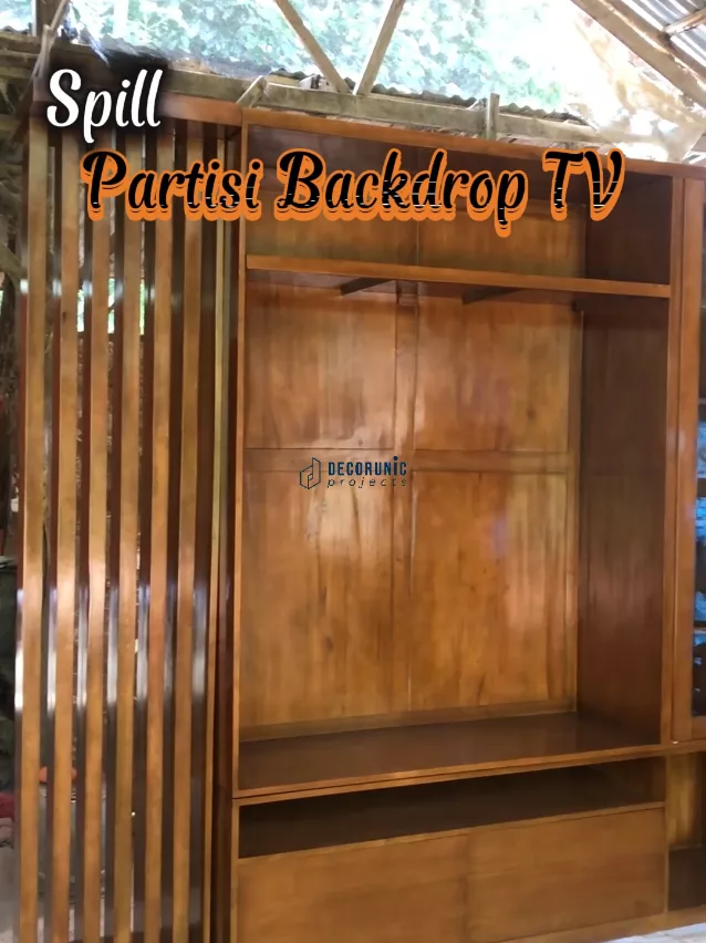 Partisi backdrop TV | Video dipublikasikan oleh decoprojects | Lemon8