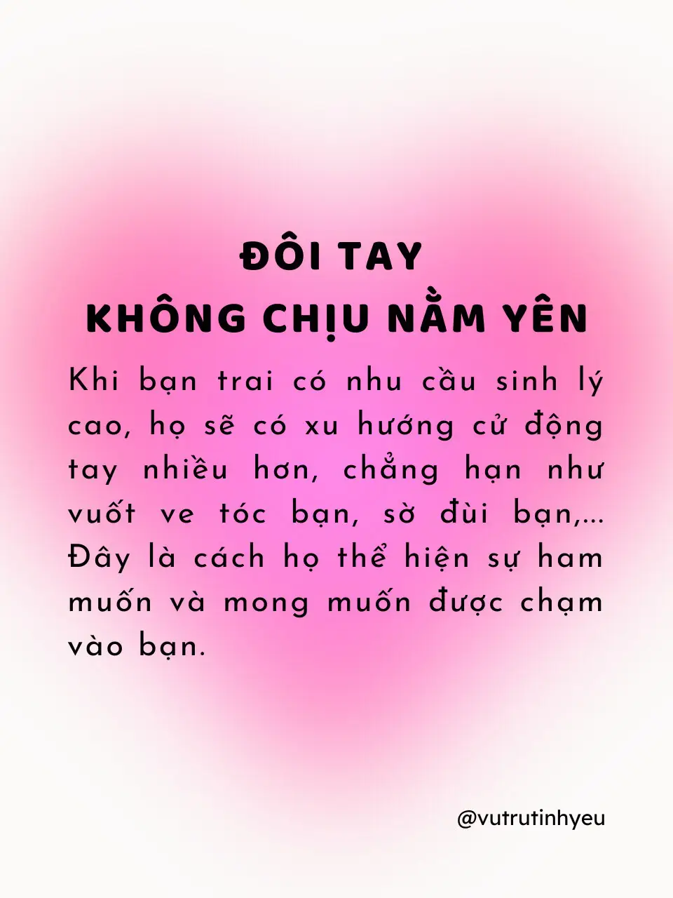 DẤU HIỆU BẠN TRAI CÓ “NHU CẦU” CAOOOO | Bộ sưu tập do Vũ Trụ Tình Yêu ...