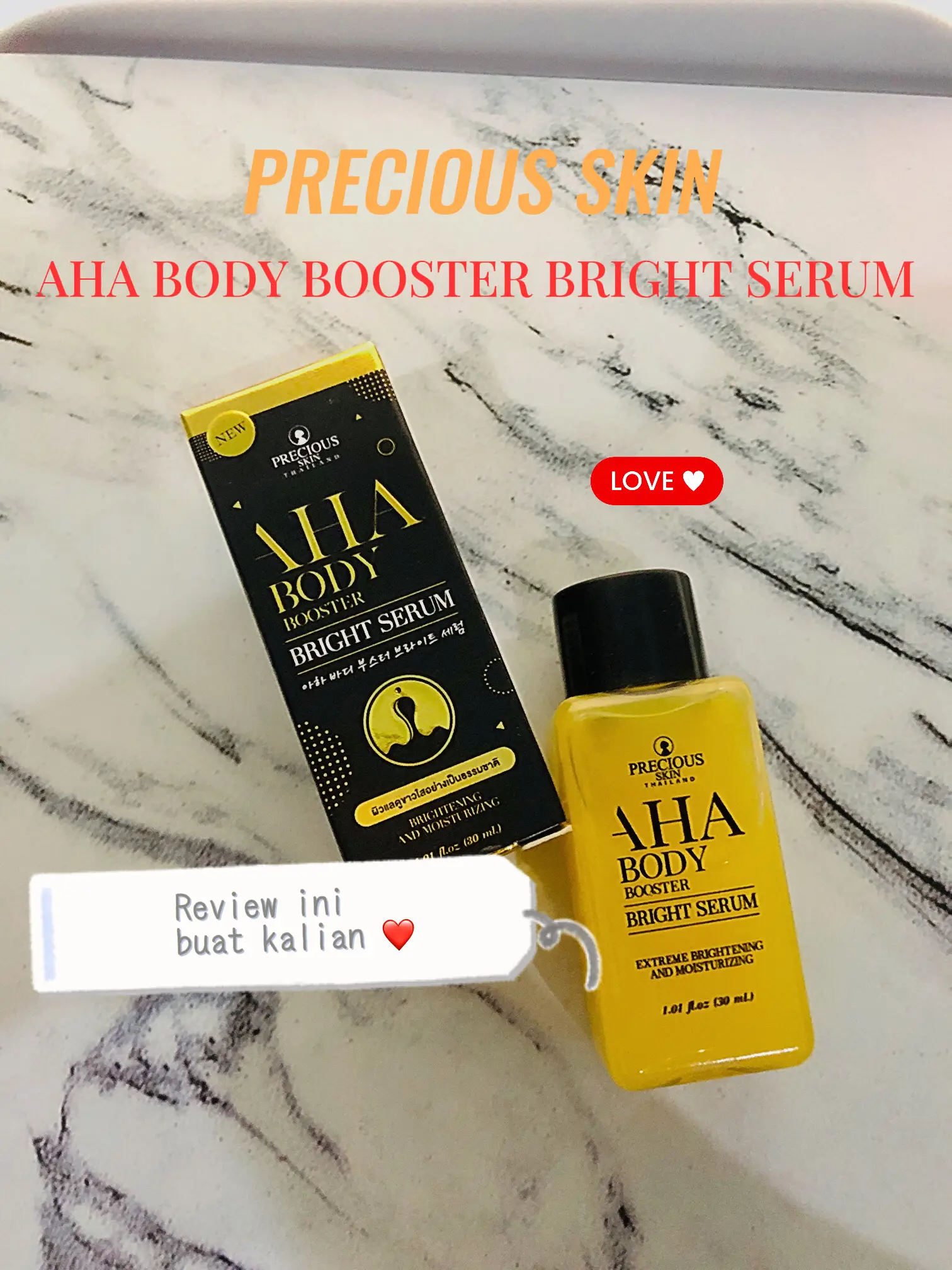 AHA BODY BOOSTER BPOM INDO | Galeri diposting oleh Jen NZ | Lemon8