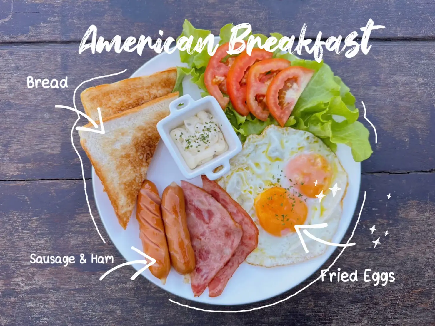 American Breakfast | แกลเลอรีที่โพสต์โดย Joy Kanchana | Lemon8