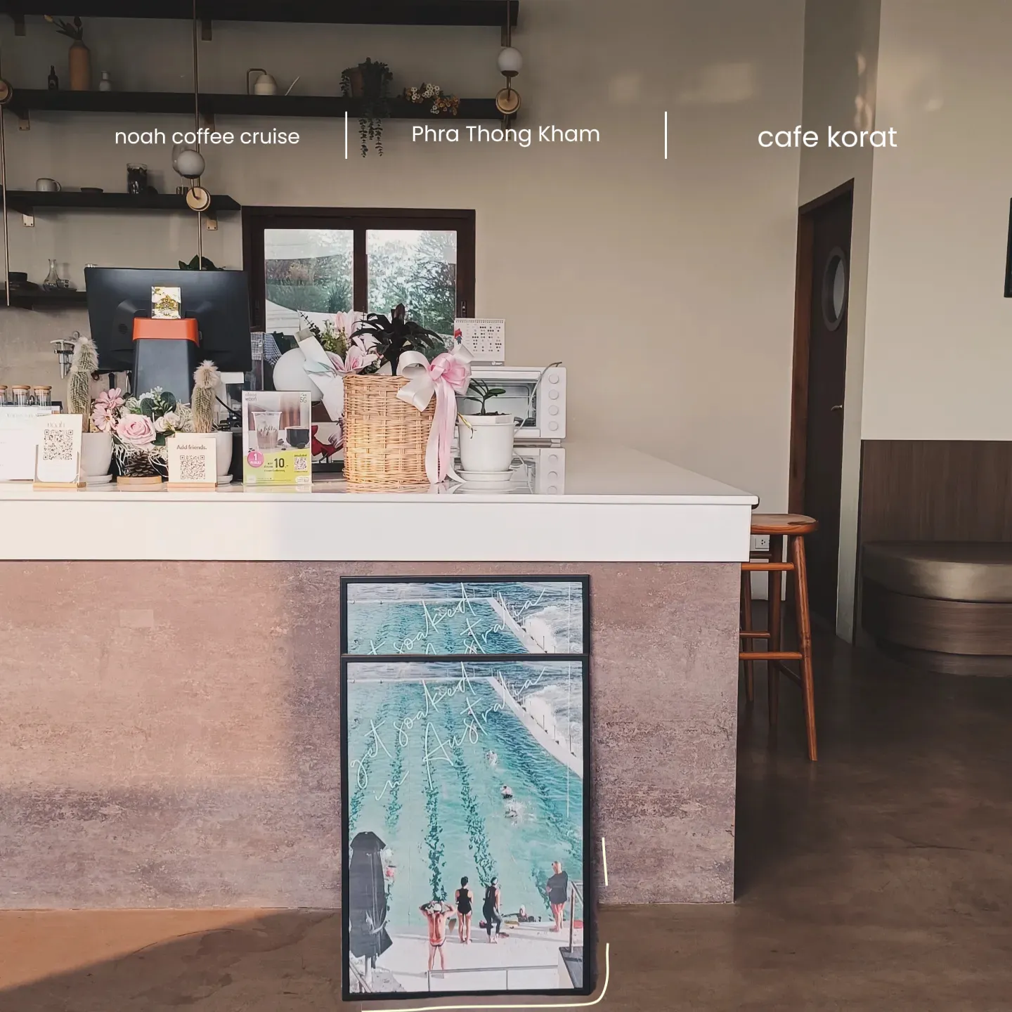 คาเฟ่ที่ถ่ายรูปปังปุ noah coffee cruise | แกลเลอรีที่โพสต์โดย ploybabe_ 🌷🌈 | Lemon8