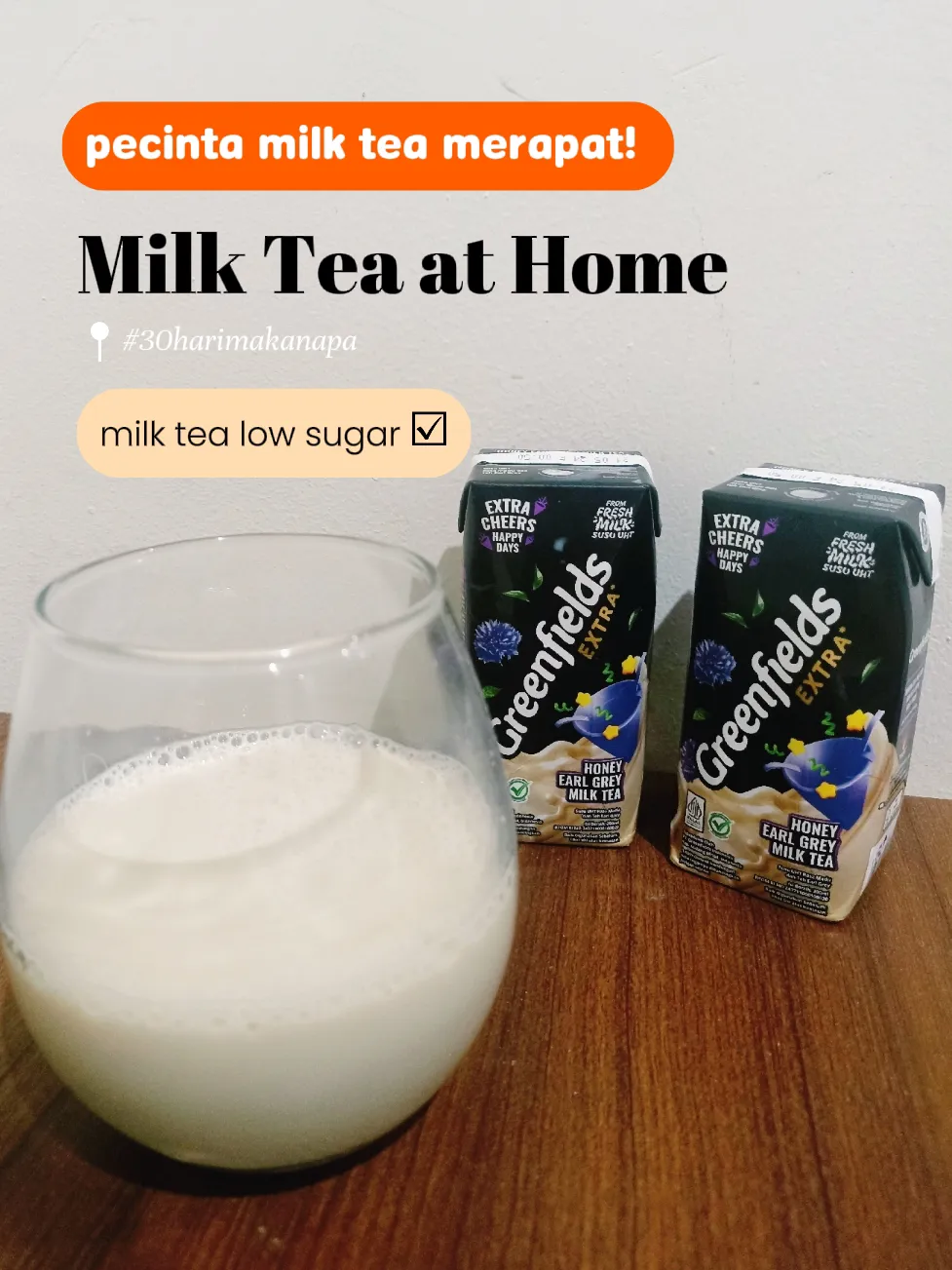 Milk Tea versi Low Budget Rendah Gula | Galeri diposting oleh • Sia • | Lemon8