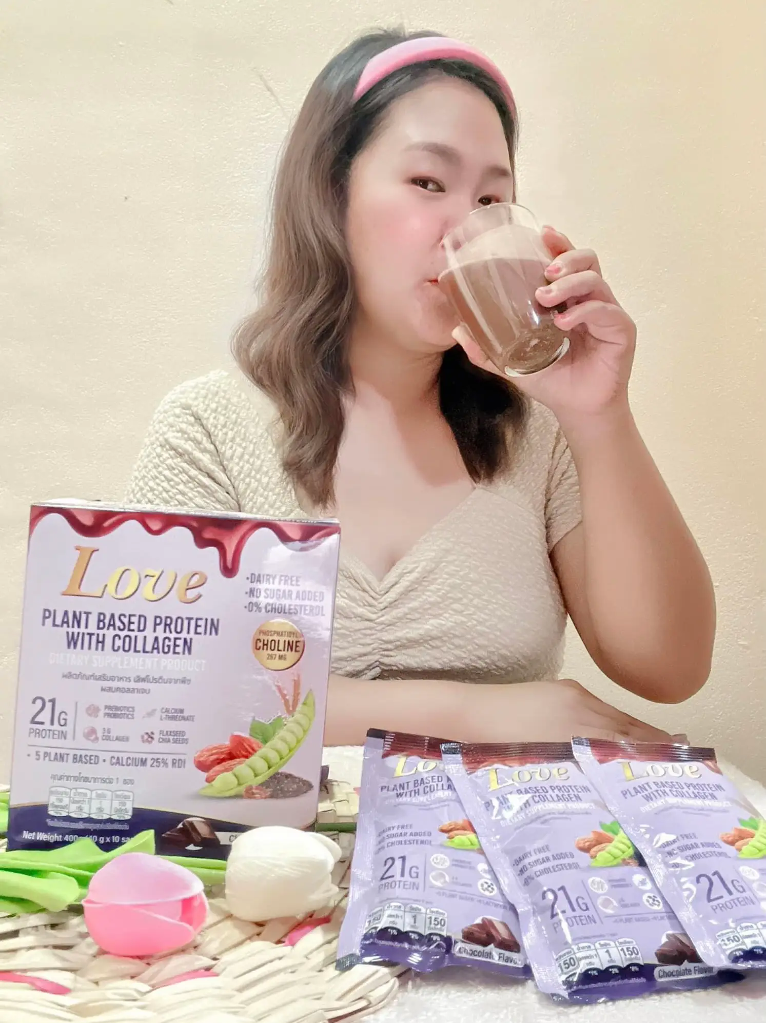 Love Plant Based Protein With Collagen🫛 | แกลเลอรีที่โพสต์โดย Sudarat Riyana | Lemon8