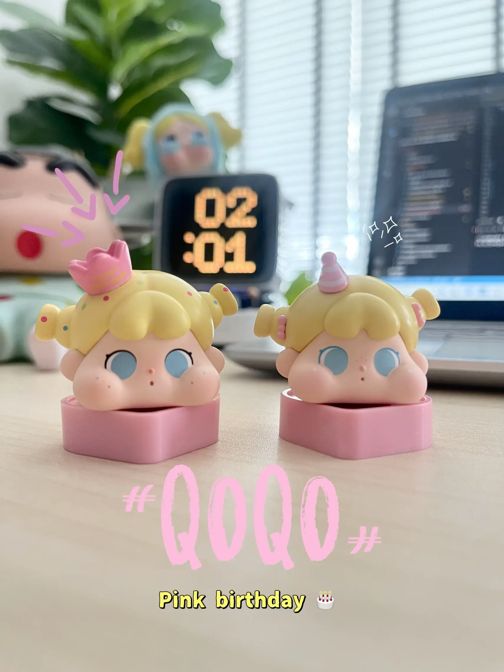 น้อนแก้มตุ่ย QOQO pink birthday 🎂 | แกลเลอรีที่โพสต์โดย Pammmms | Lemon8