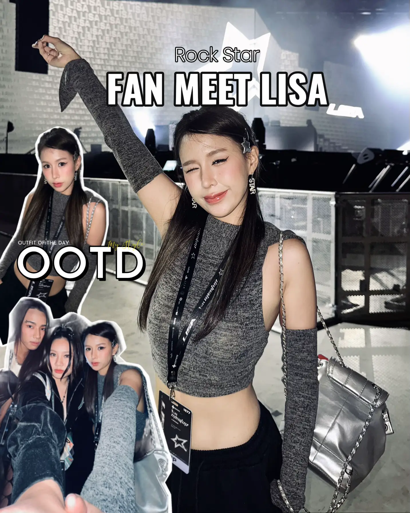 ทรงผม Lisa แบบใน MV Rockstar 🖤⭐️🤘🏻 | วิดีโอที่เผยแพร่โดย นอนอ นิสหน่อย | Lemon8