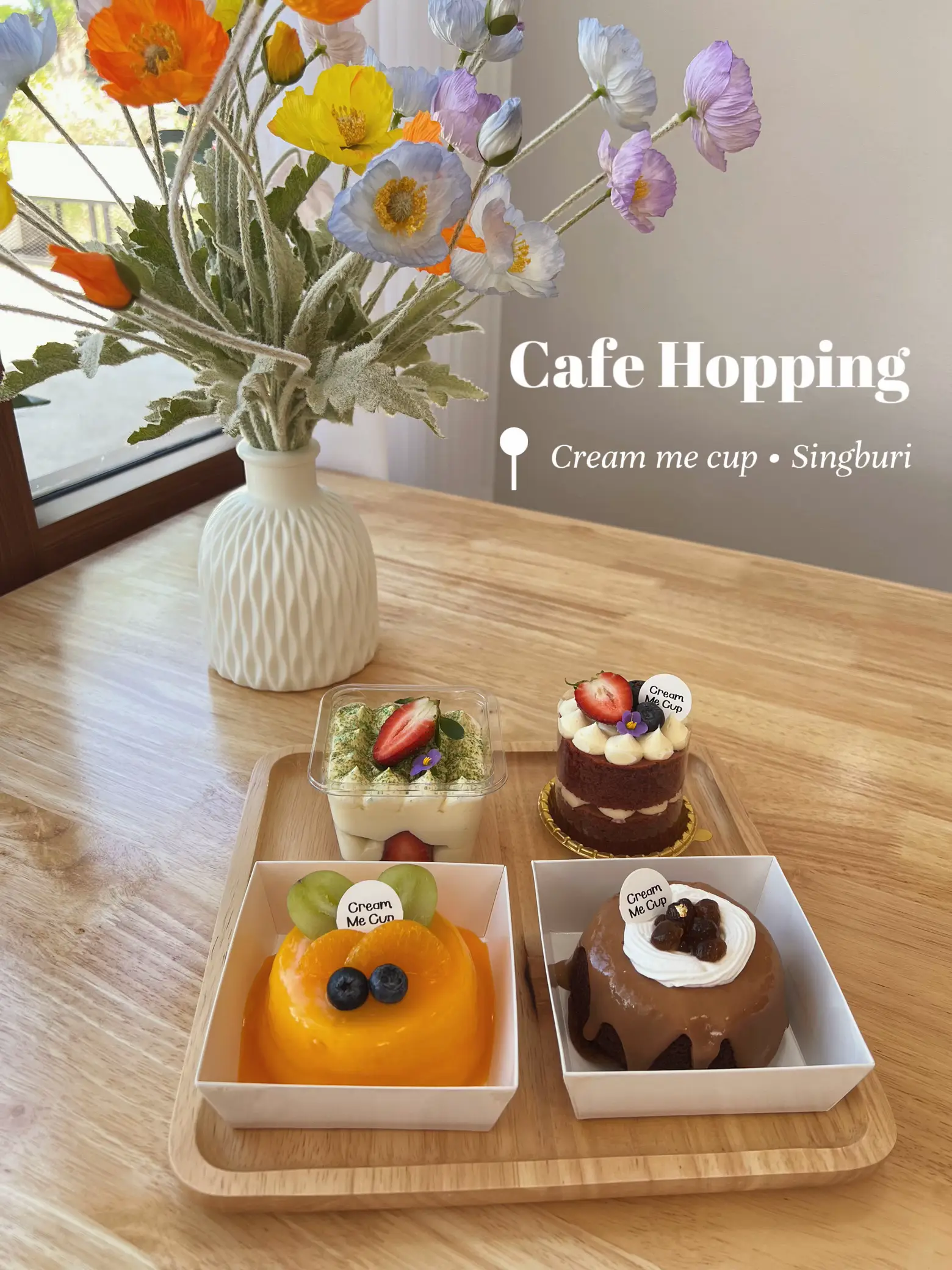 Cafe Hopping At Singburi | แกลเลอรีที่โพสต์โดย FAℝℝ ٭¨̮ ☁︎ | Lemon8