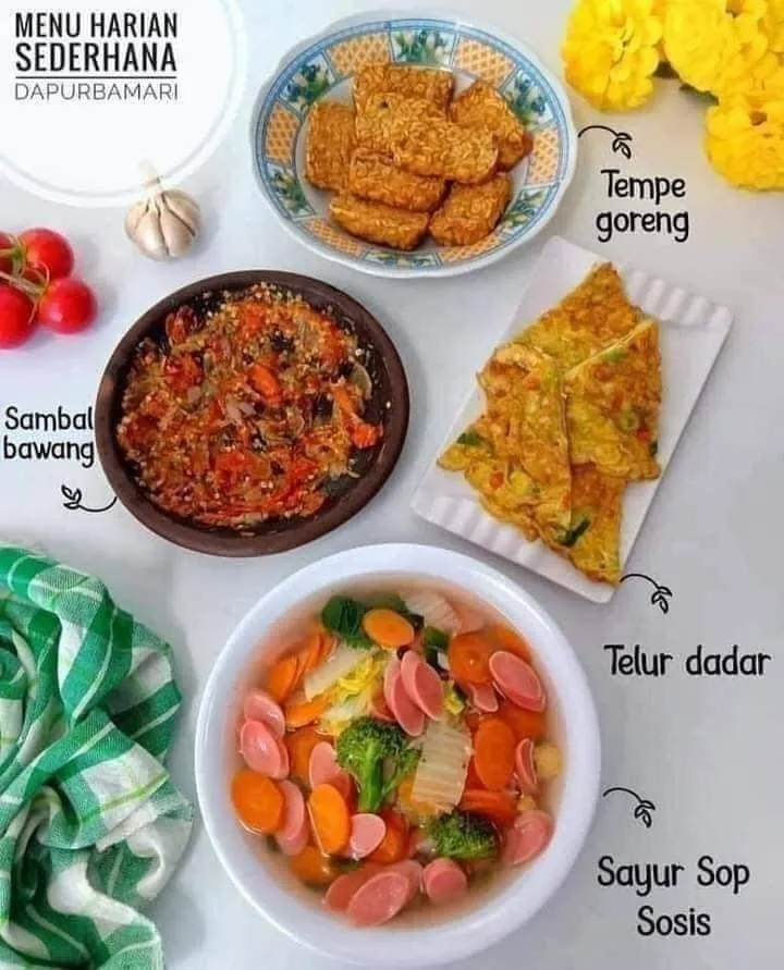 Menu sederhana tapi nikmat luar biasa😊 | Galeri diposting oleh Eva ...