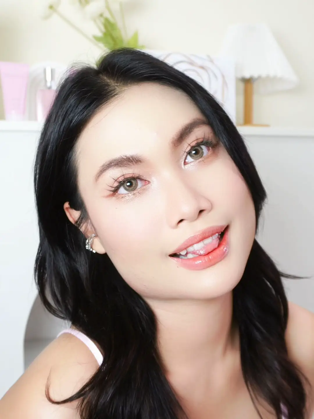 Cool Tone Makeup | วิดีโอที่เผยแพร่โดย Pingpingmalinee | Lemon8