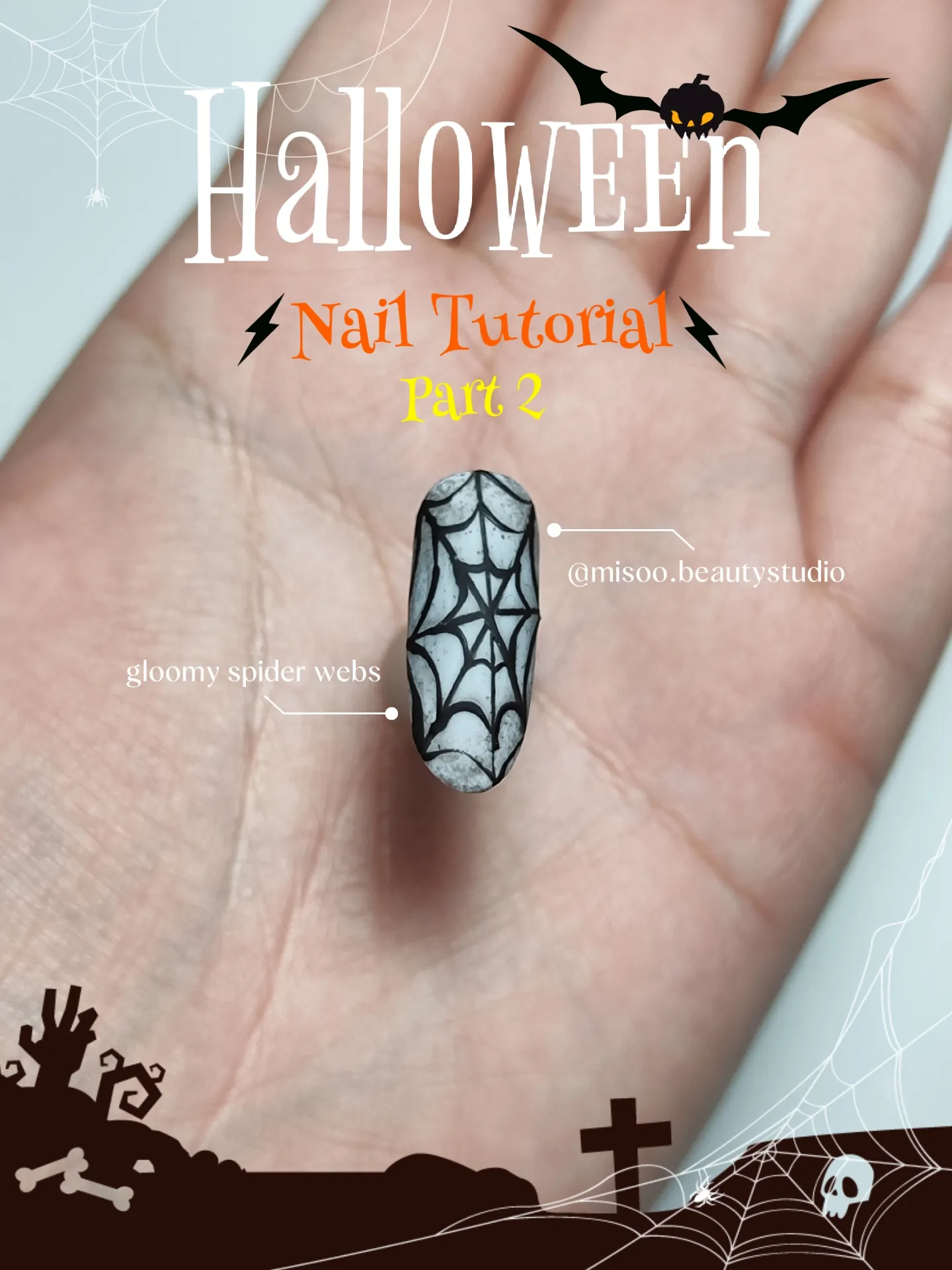 Halloween Nail Tutorial | Gallery posted by Misoo | Lemon8