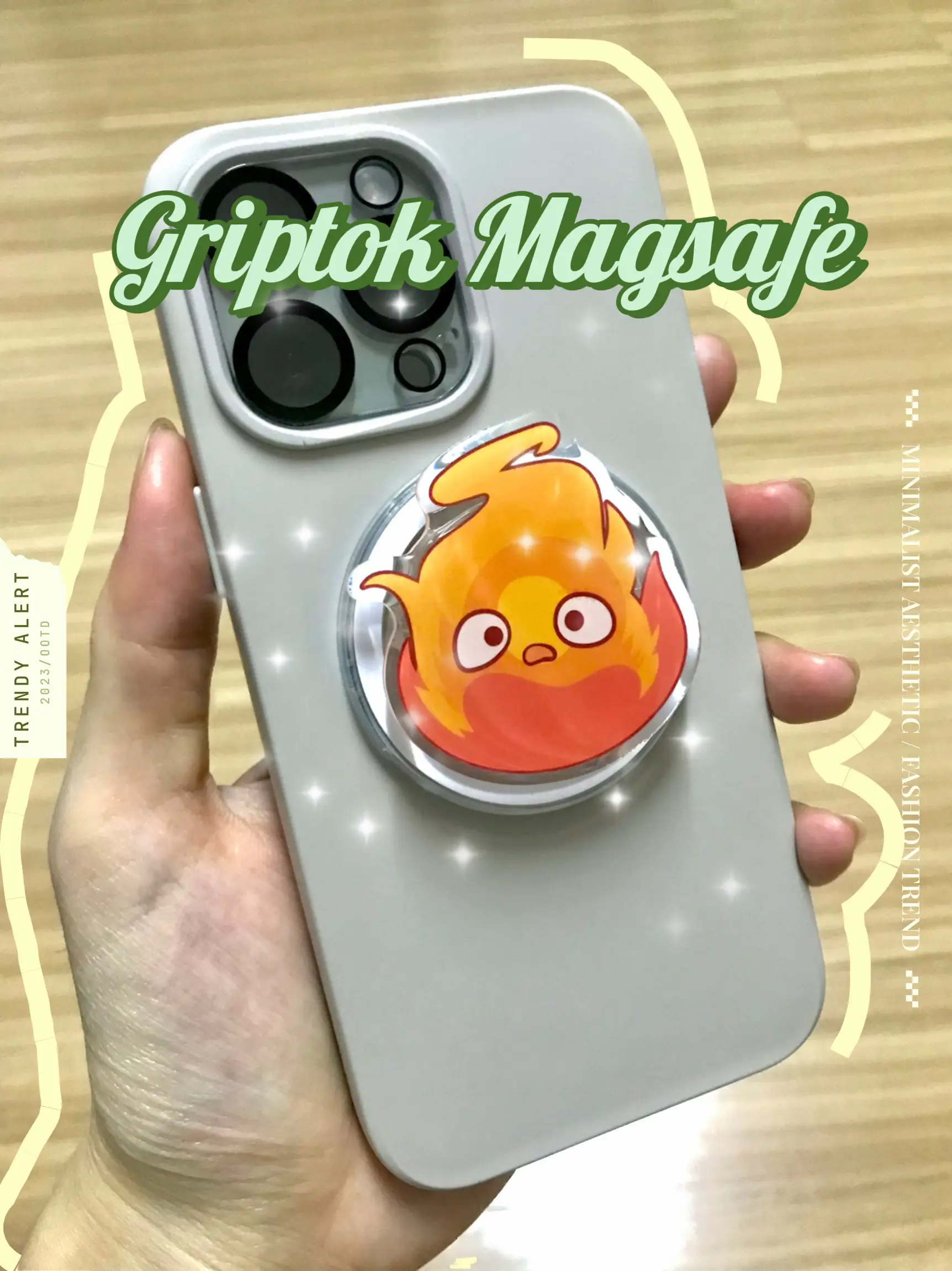 Griptok Magsafe ลายน่ารักๆ 🥰 | แกลเลอรีที่โพสต์โดย Time..🍁 | Lemon8