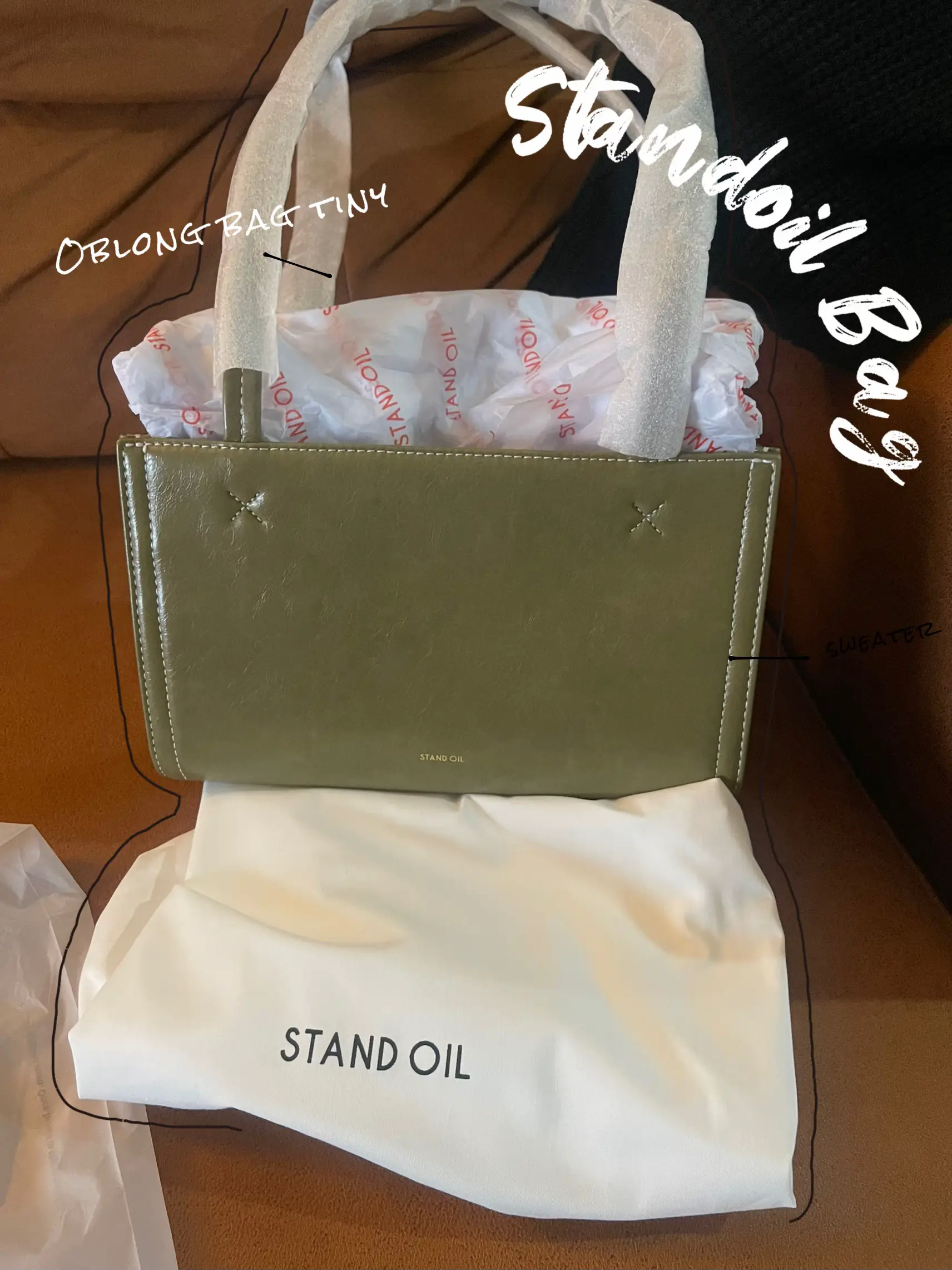 💚กระเป๋า STAND OIL รุ่น Oblong bag tiny จุของสะใจ ️‍🔥👜 | แกลเลอรีที่ ...