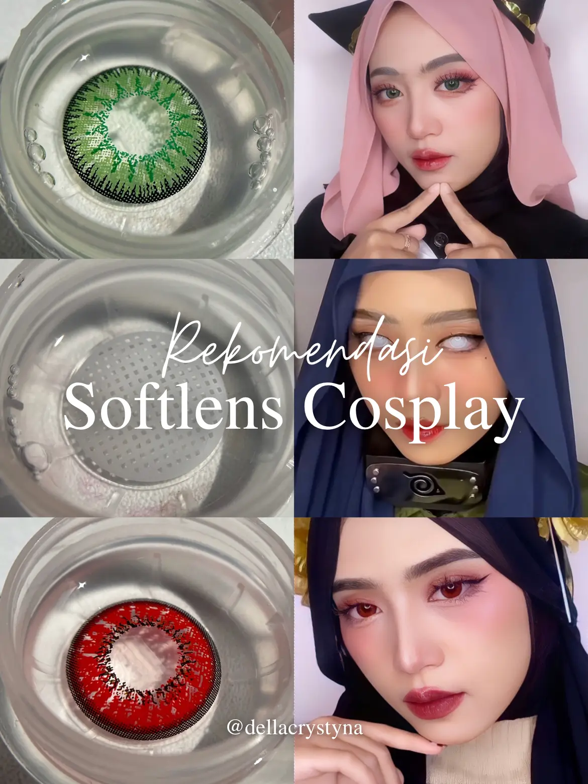 Rekomendasi SOFTLENS MURAH untuk COSPLAY | Galeri diposting oleh Della Crystyna | Lemon8