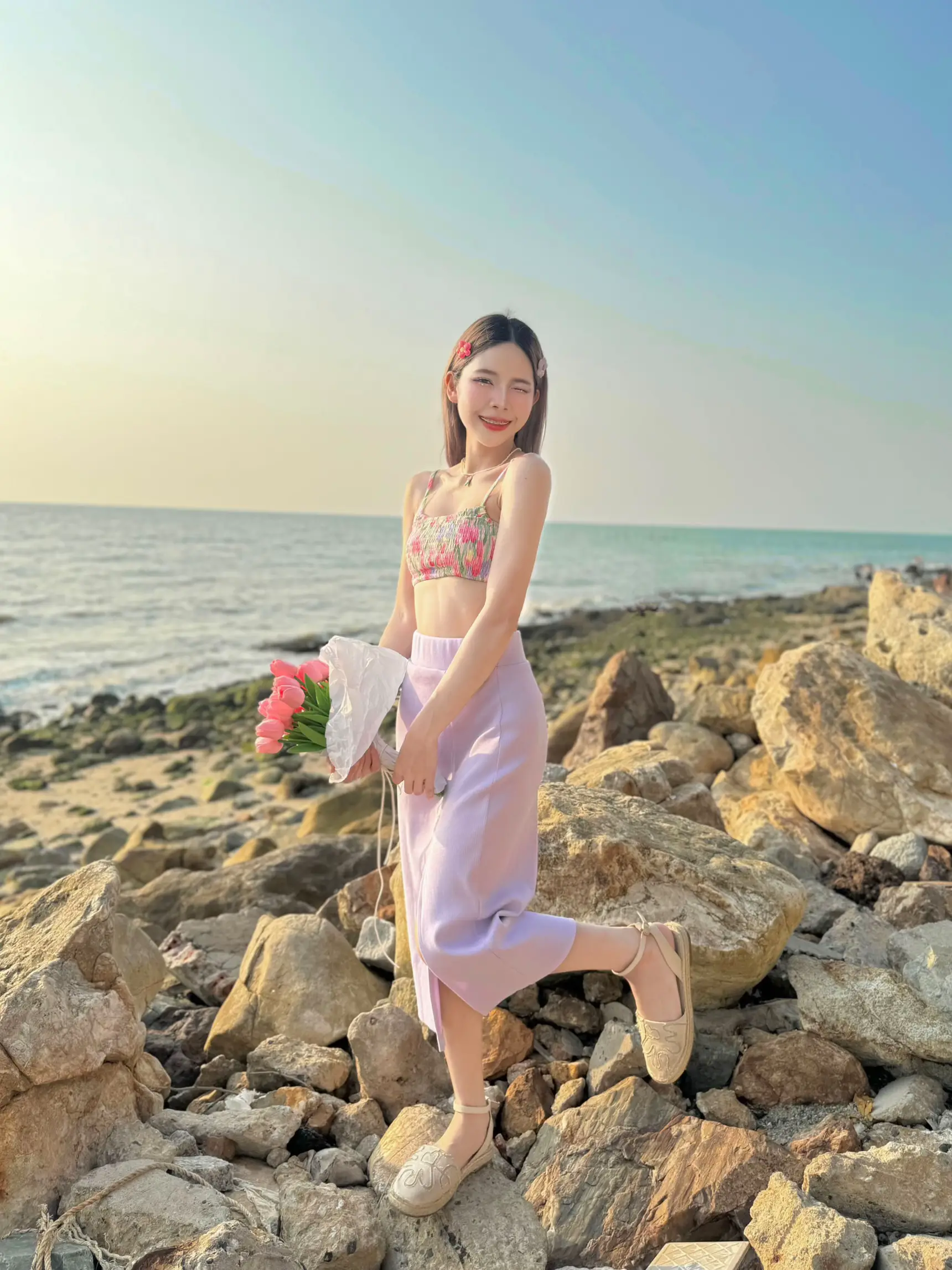 OOTD สไตล์สาว 150cm | แกลเลอรีที่โพสต์โดย yoksirinya 🐰 | Lemon8