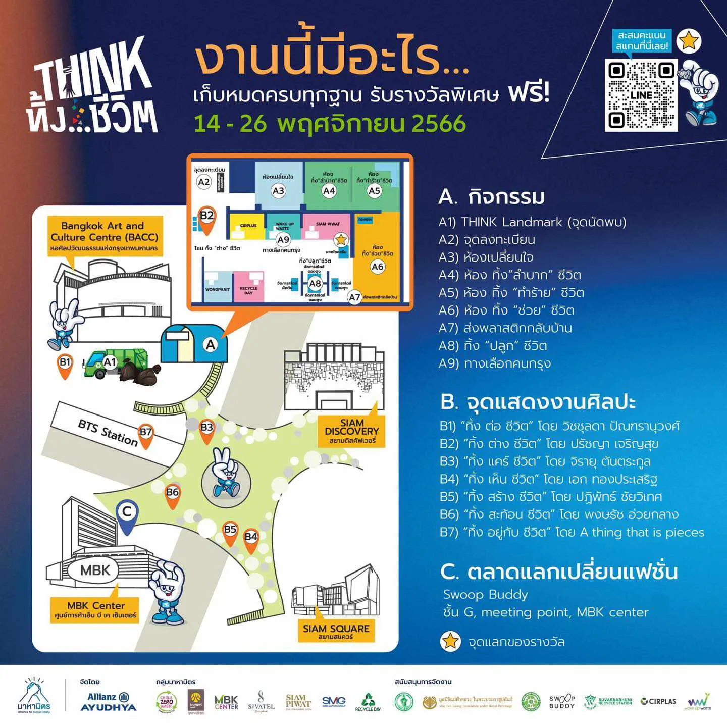 กิจกรรมดีดีของคนรักโลก Think ทิ้ง...ชีวิต | แกลเลอรีที่โพสต์โดย Tanawan Detchus | Lemon8