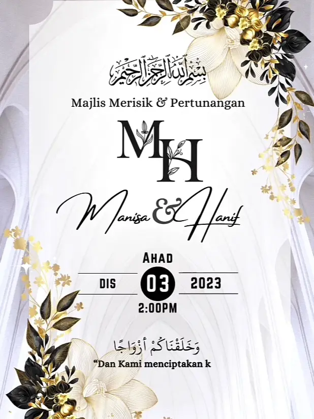 Idea jemputan pertunangan | Video diterbitkan oleh Kad Digital | Lemon8