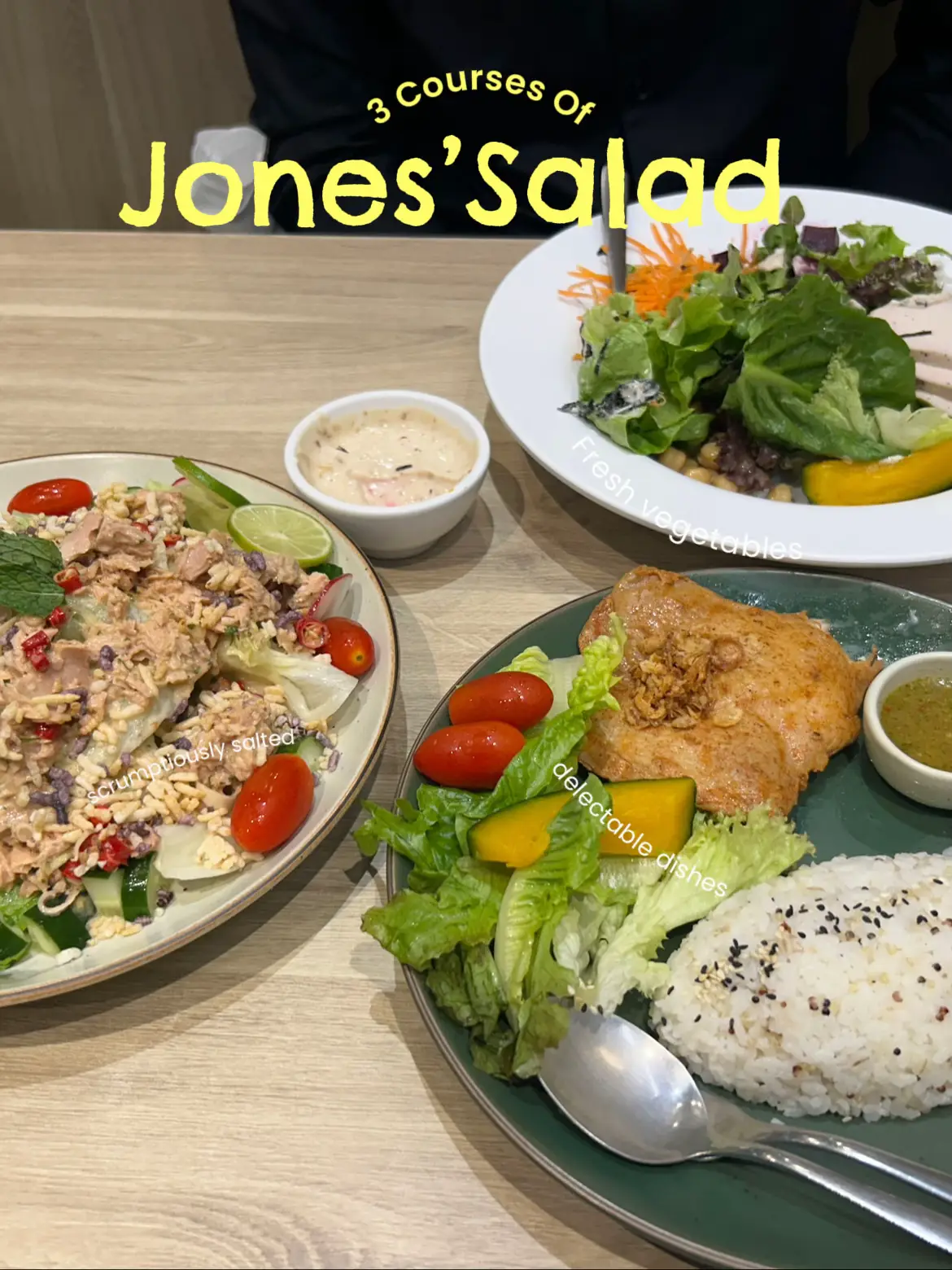 เมนูที่แนะนำที่ร้าน Jones Salad | 2025 ประสบการณ์ผู้ใช้จริงบน Lemon8