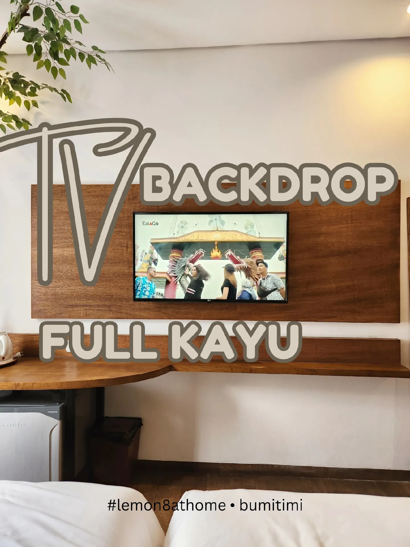 TV Backdrop simple banget yaa | Galeri diposting oleh bumitimi | Lemon8