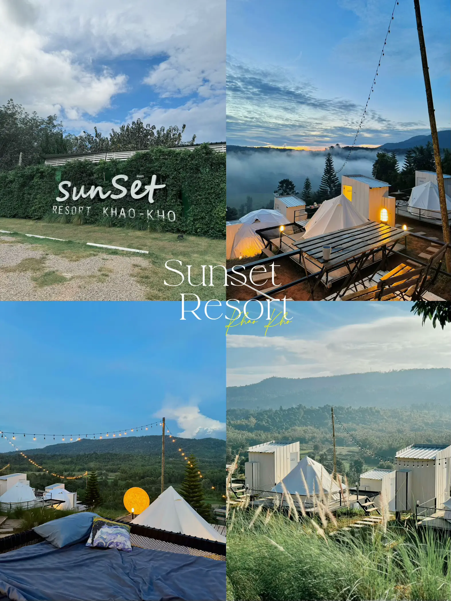 ⛺️🌲เที่ยวเขาค้อกับที่พักสุดฟิน Sunset Resort Khao Kho🫶🏻🌧️ | แกลเลอรีที่โพสต์โดย 𝑚𝑖𝑙𝑑𝑑 ̎ | Lemon8