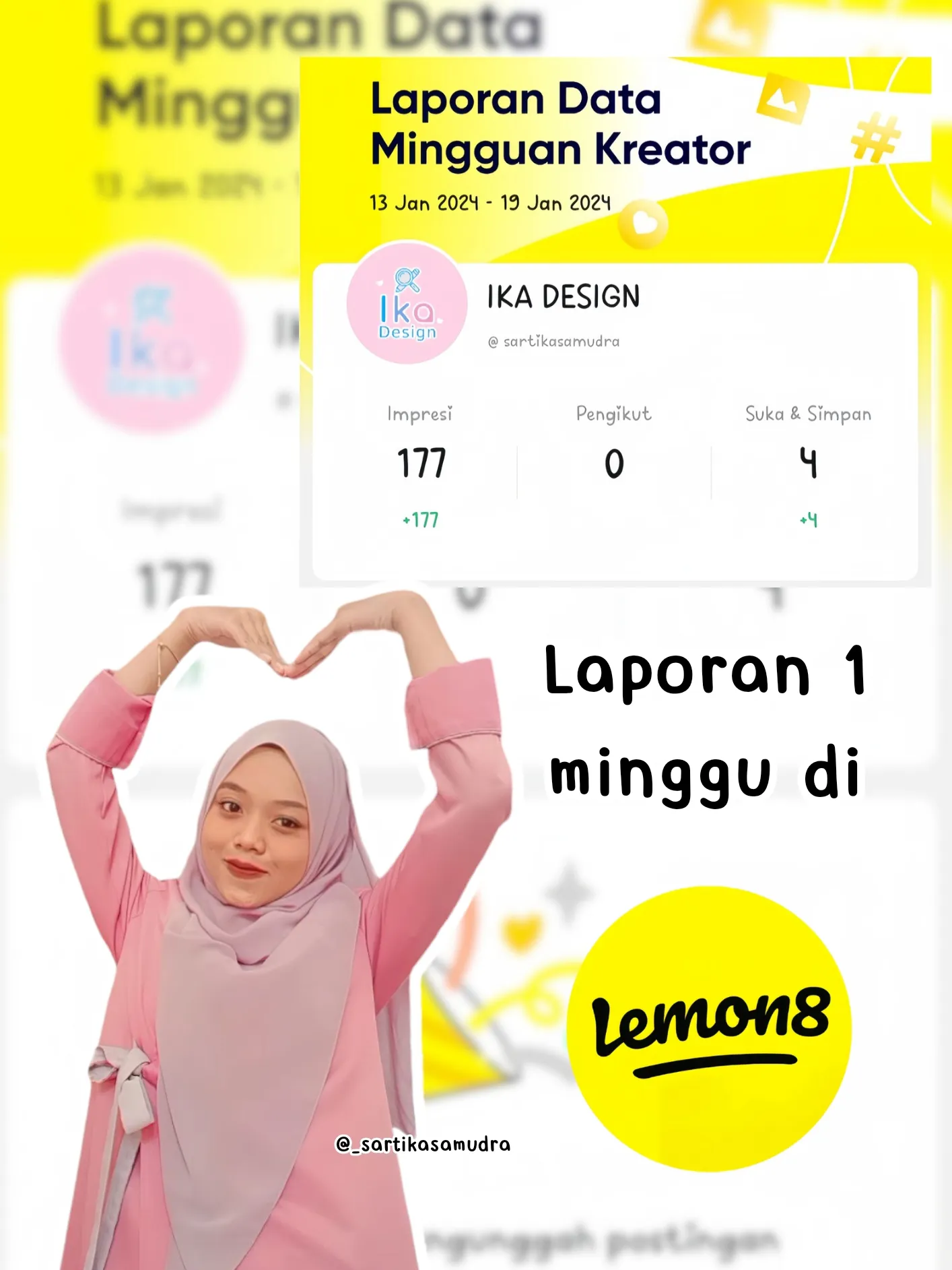 🍋LAPORAN MINGGU KE-1🍋 | Galeri diposting oleh IKA DESIGN | Lemon8
