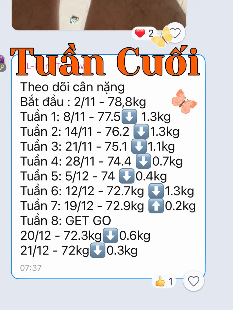 Tuần Cuối Giảm Mỡ. | Bộ sưu tập do Thy Giảm Mỡ đăng | Lemon8