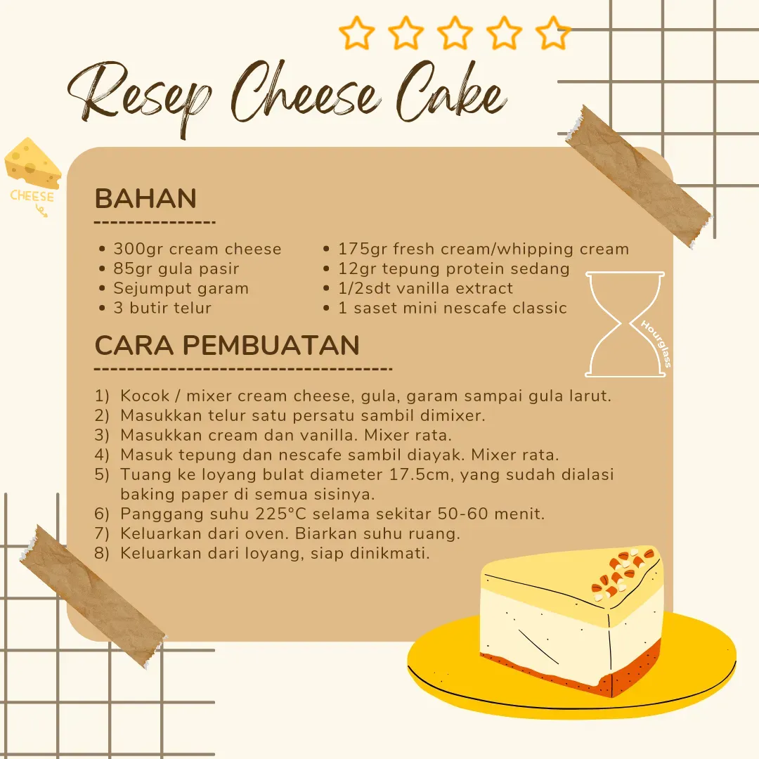 RESEP CHEESE CAKE | Galeri diposting oleh Arista Diah | Lemon8