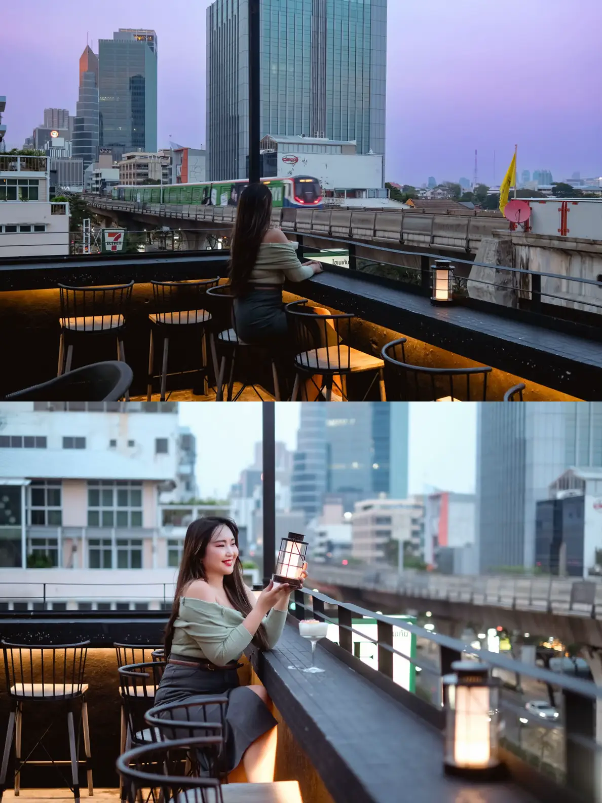 พิกัด 4 ร้าน Rooftop นั่งชิล ใกล้รถไฟฟ้า 🚄 | แกลเลอรีที่โพสต์โดย Papa ...