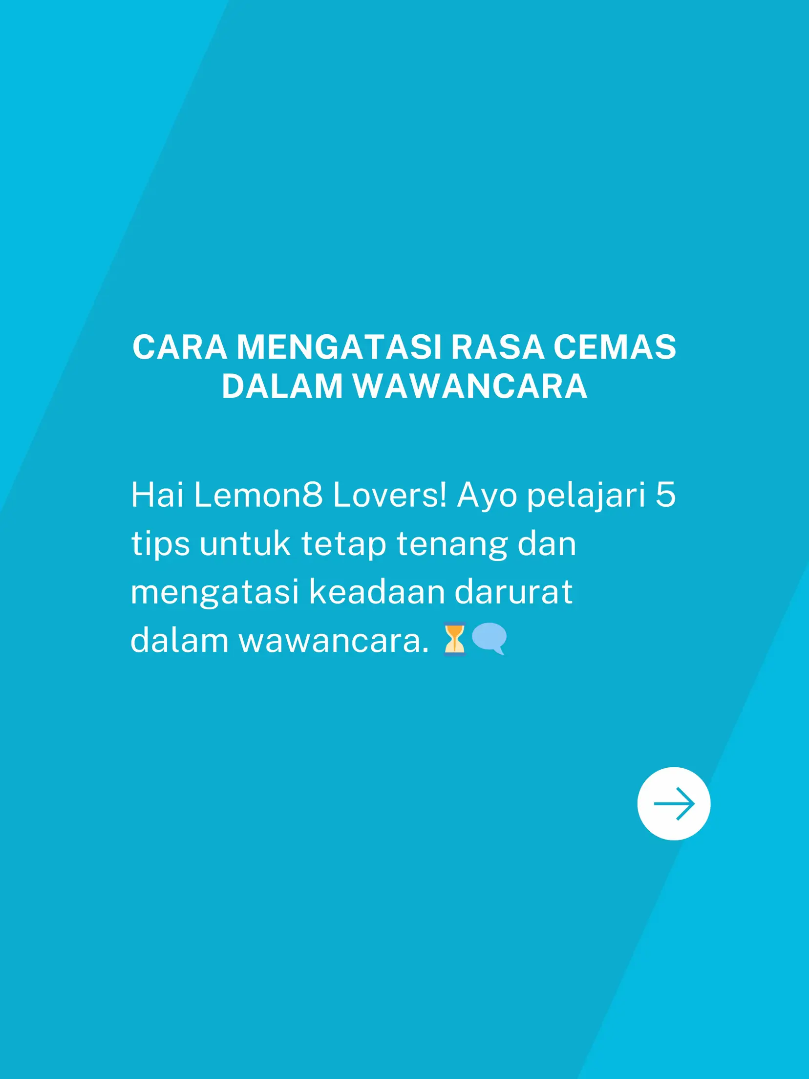 Bagaimana Atasi Cemas dalam Wawancara? 😰🤔 | Galeri disiarkan oleh Interview PRO | Lemon8