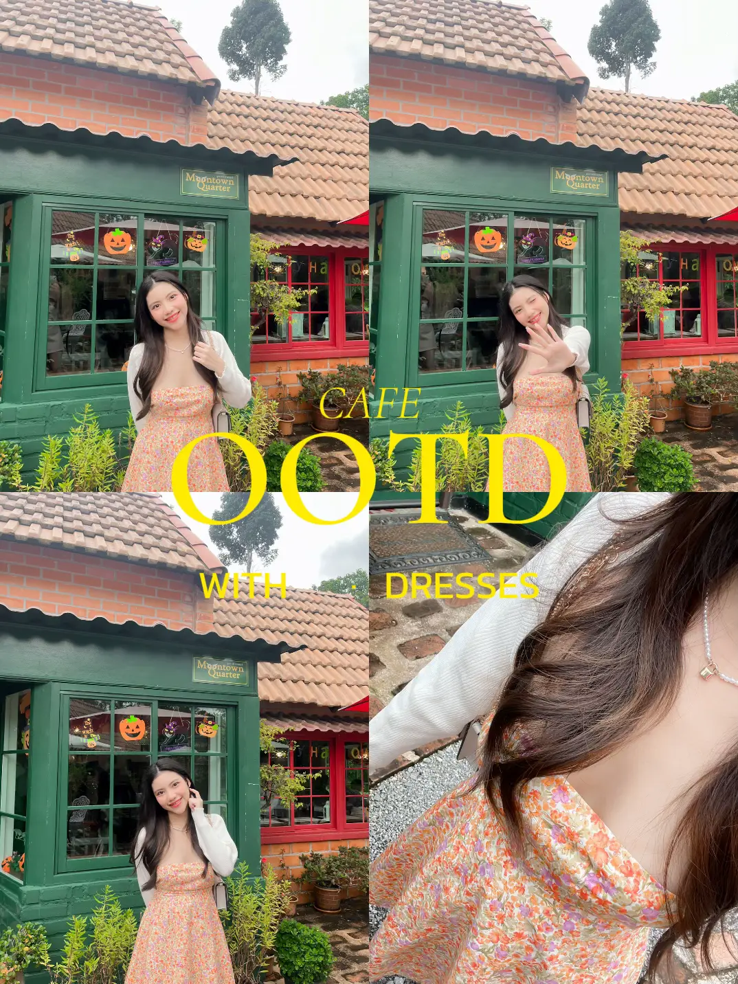 OOTD ชุดเดรสลายดอกไม้💐 | แกลเลอรีที่โพสต์โดย Mook_ptrp | Lemon8