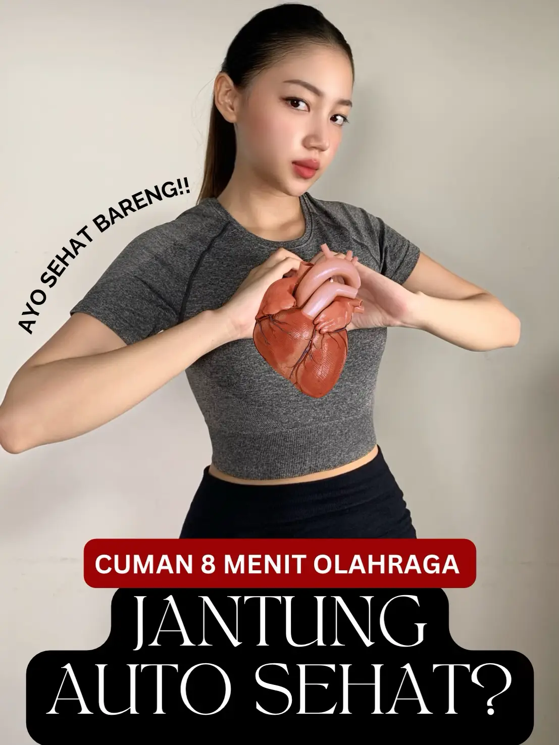 8 MENIT SETIAP HARI MENUJU JANTUNG LEBIH SEHAT🫀 | Video dipublikasikan oleh Charmine🤍 | Lemon8