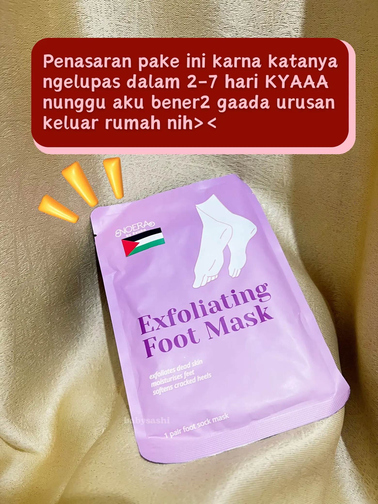 Unboxing Exfo Foot Mask!!😍 | Galeri diposting oleh Sash | Lemon8