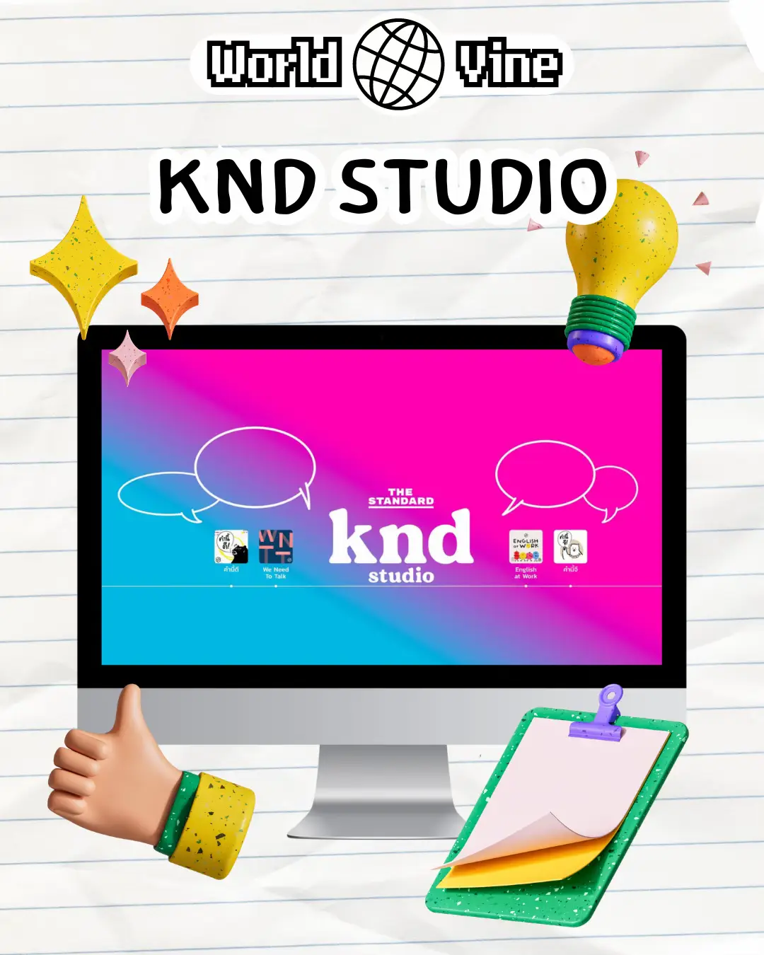 6 Youtube ฝึกภาษาอังกฤษ แบบไม่เสียเงิน | แกลเลอรีที่โพสต์โดย World🌐Vine | Lemon8