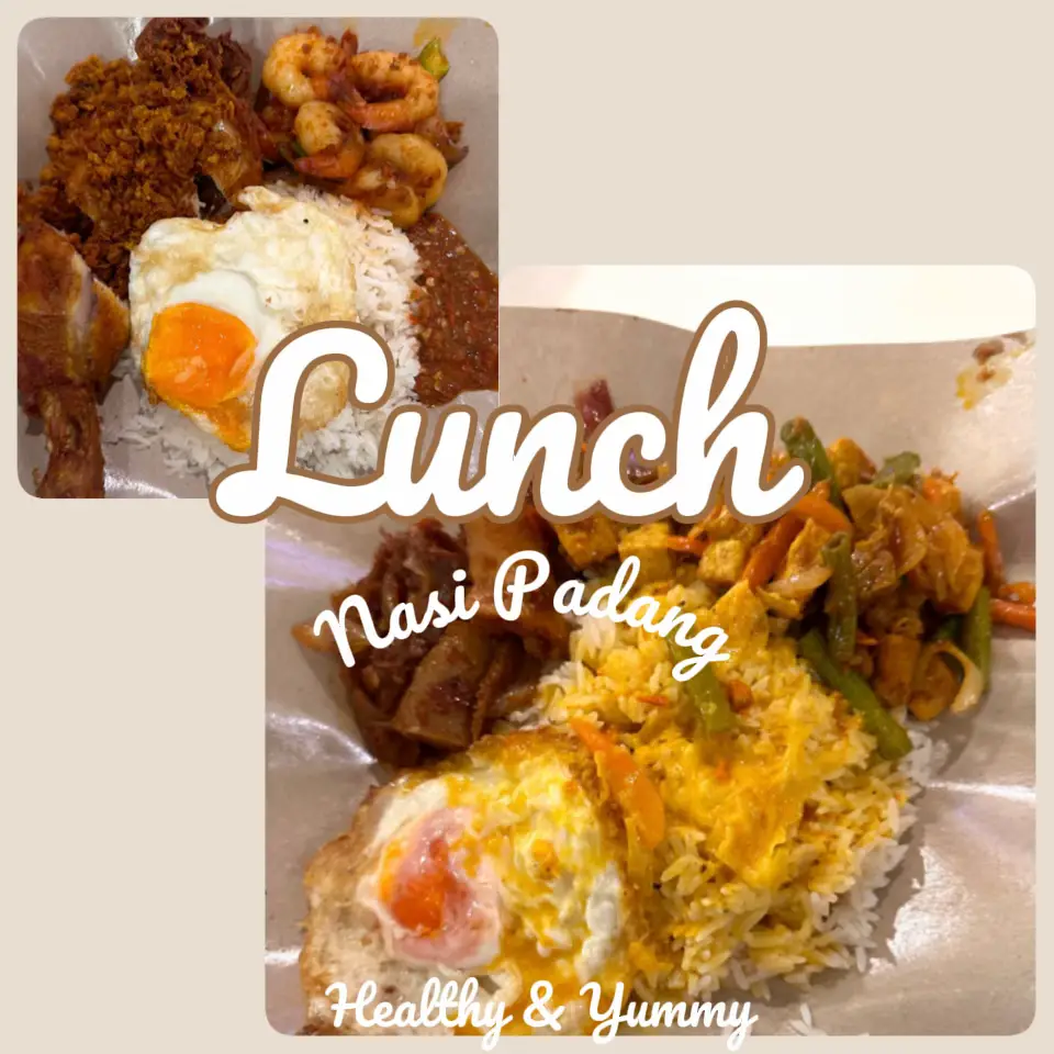 Lunch : Nasi Padang 🍛🍽️ | Gallery posted by May Mays ツ | Lemon8