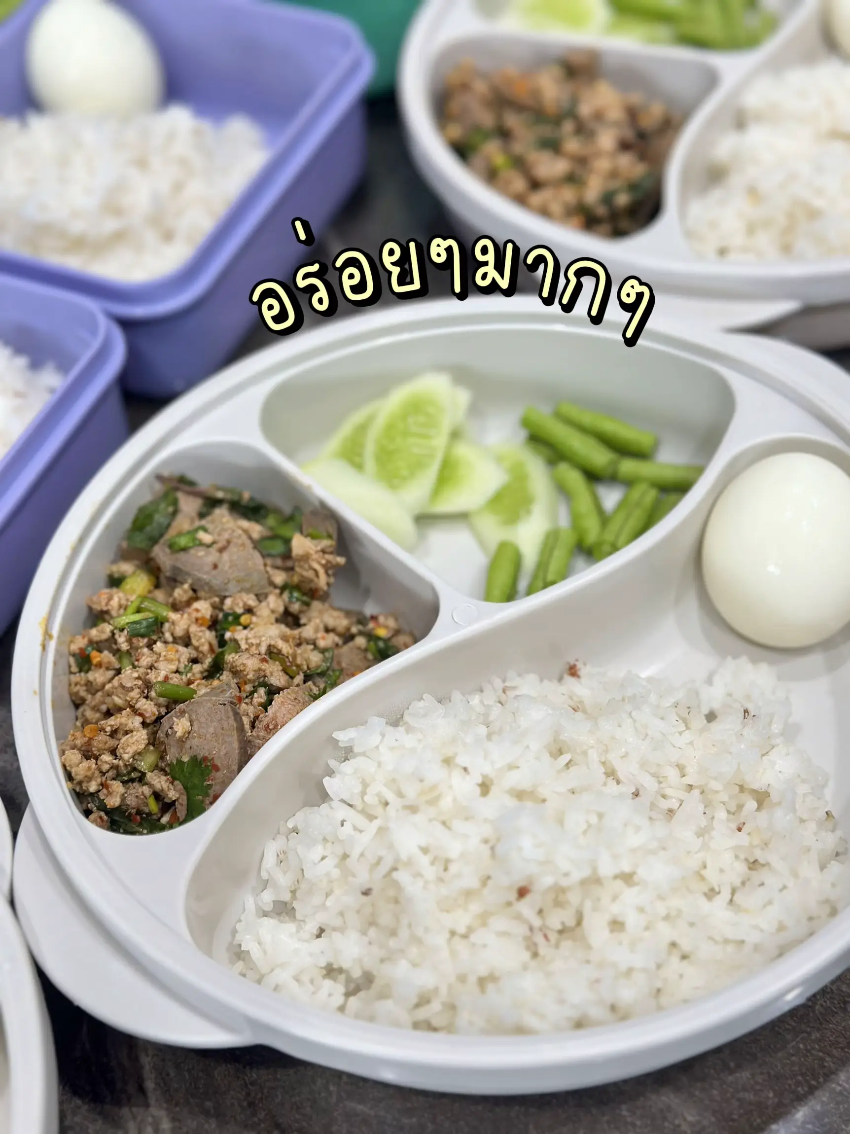 เมนูวันนี้“นำเสนอ…ลาบหมู+ไข่ต้ม” | แกลเลอรีที่โพสต์โดย เก้า กัน ยา | Lemon8