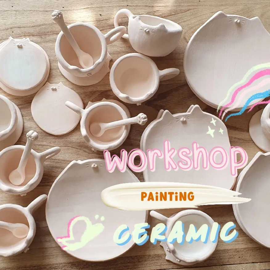 🎨 Workshop ceramic มาเพ้นท์สีใต้เคลือบกั๊น! | แกลเลอรีที่โพสต์โดย happy ...