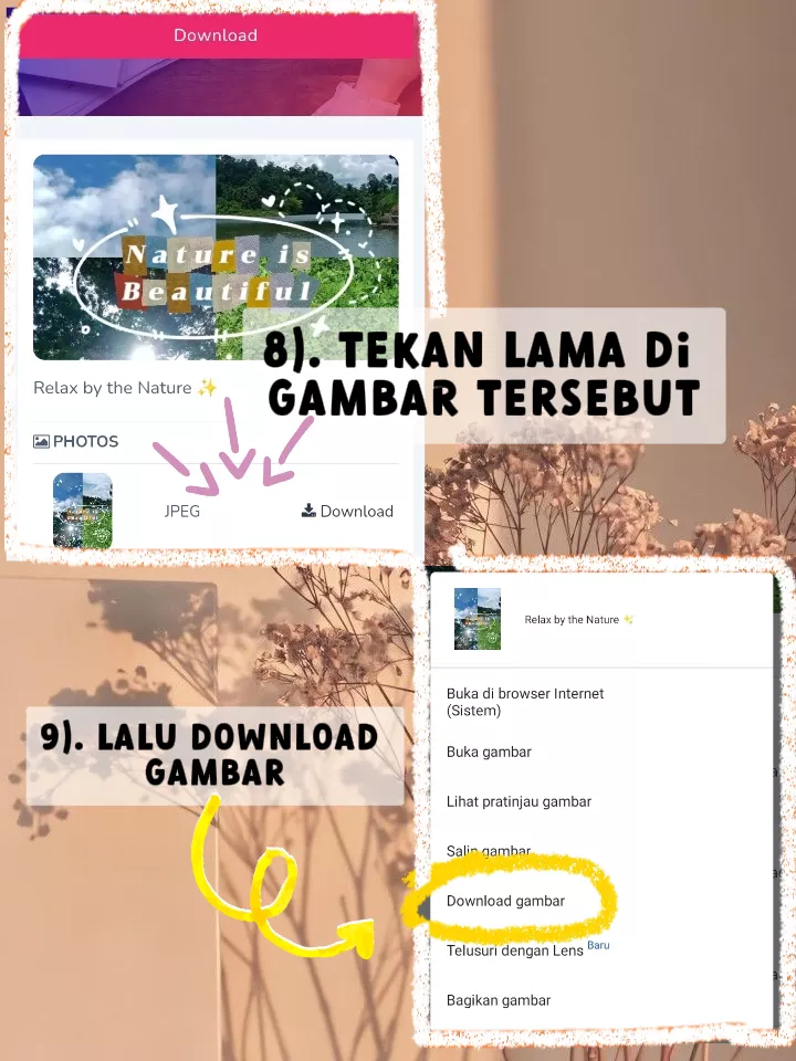 Tutorial Download Foto tanpa Watermark Lemon8 ️ | Galeri diposting oleh defleuree 🌸 | Lemon8