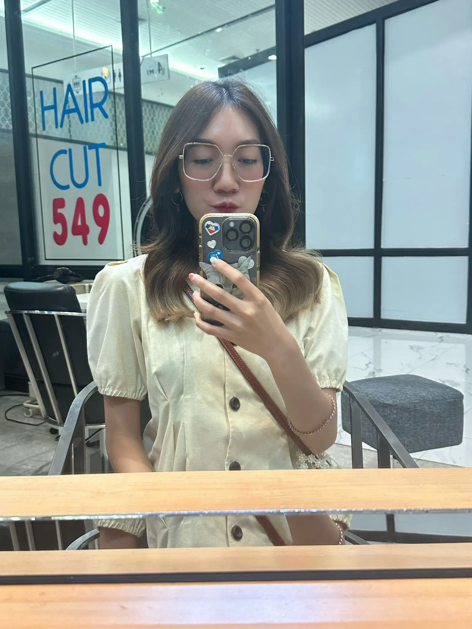 ทำผมฟีลเกาหลี ในงบ359บาท ⭐️ | แกลเลอรีที่โพสต์โดย Girly sunshine | Lemon8