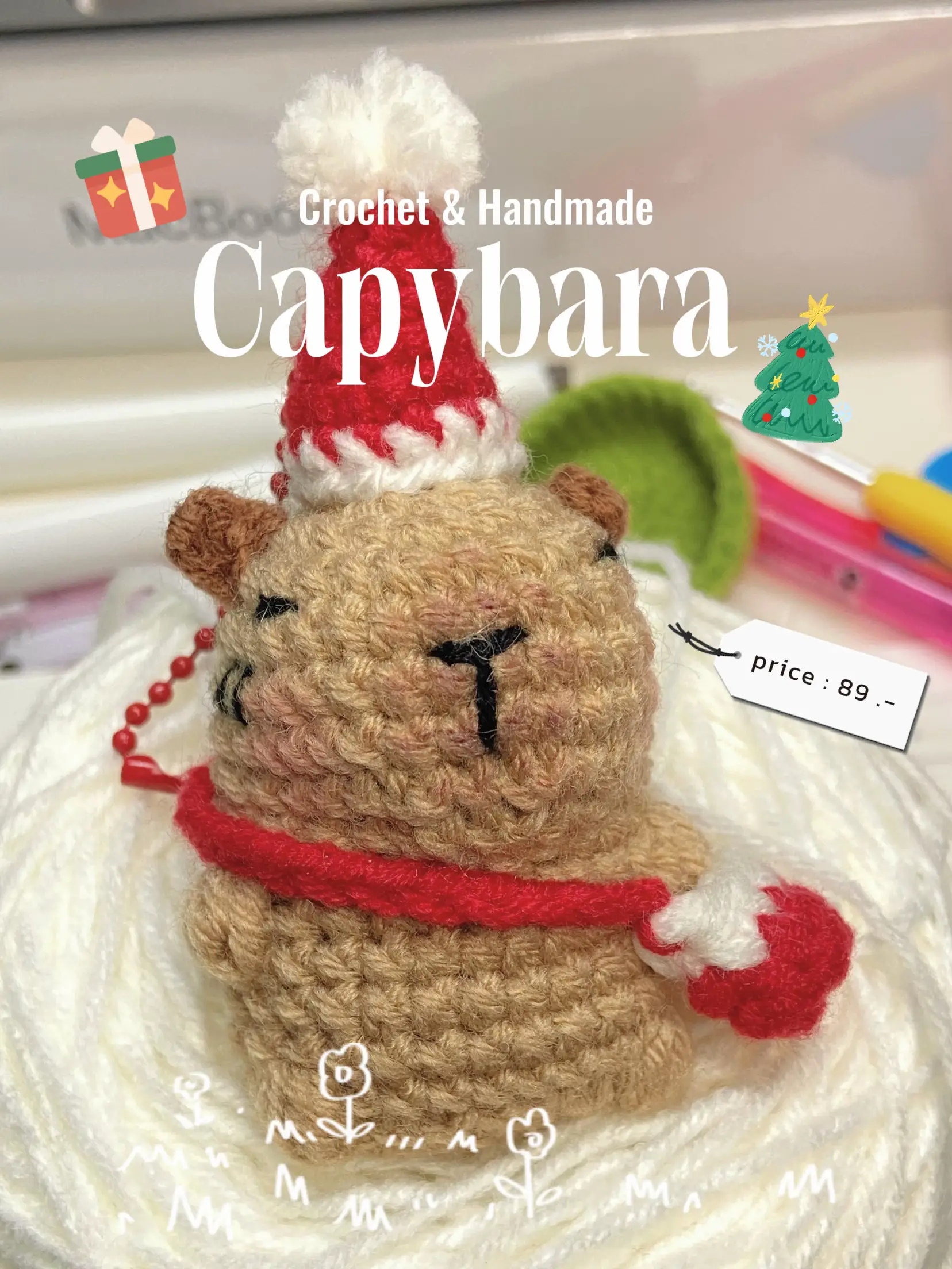 Christmas Capybara | Gallery posted by puffycloud | Lemon8
