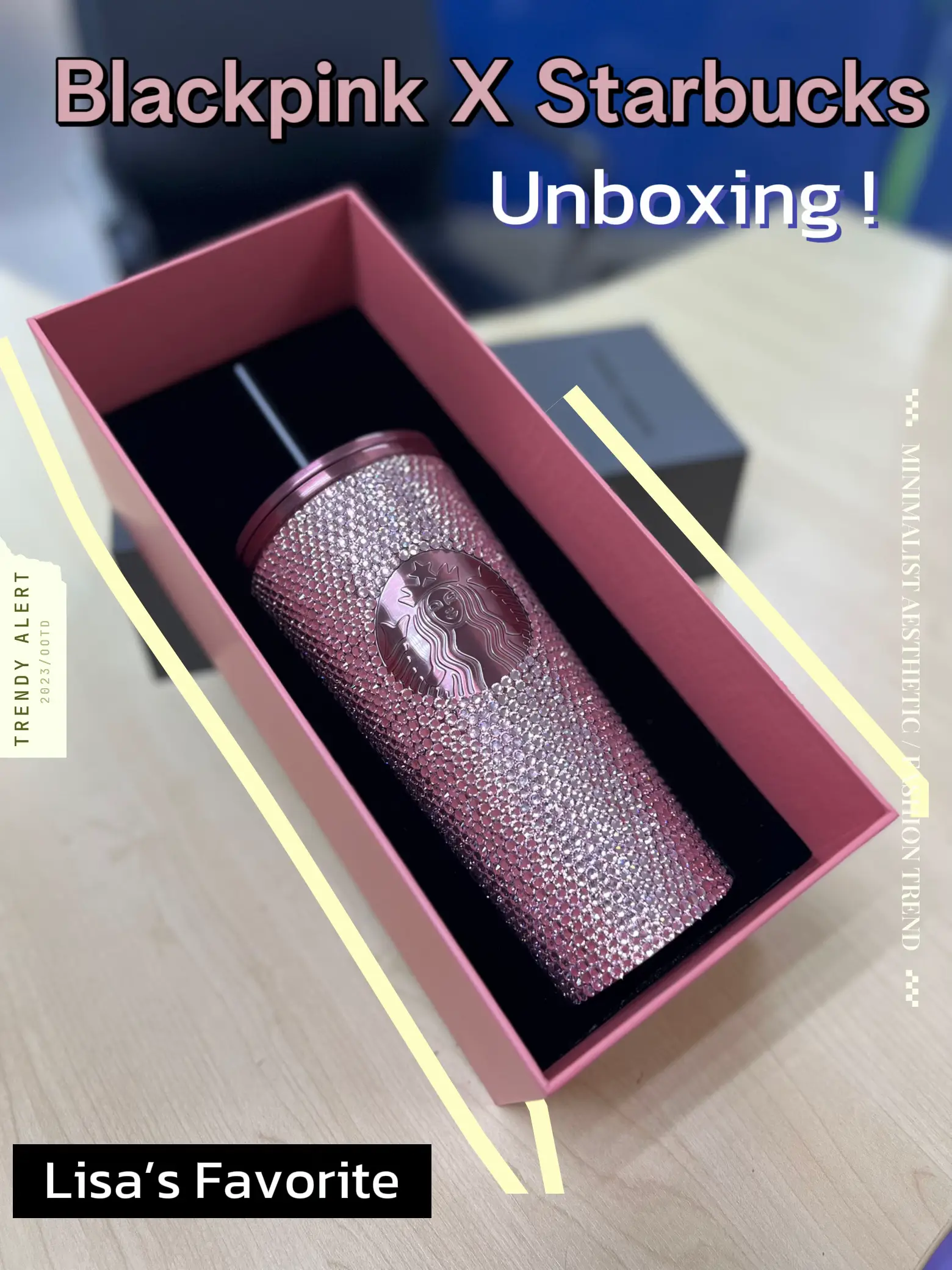 Blackpink X Starbucks ( Lisa’s Favorite)🖤🩷 | แกลเลอรีที่โพสต์โดย 🄱🄴🄰🅄🅃🅈 ...