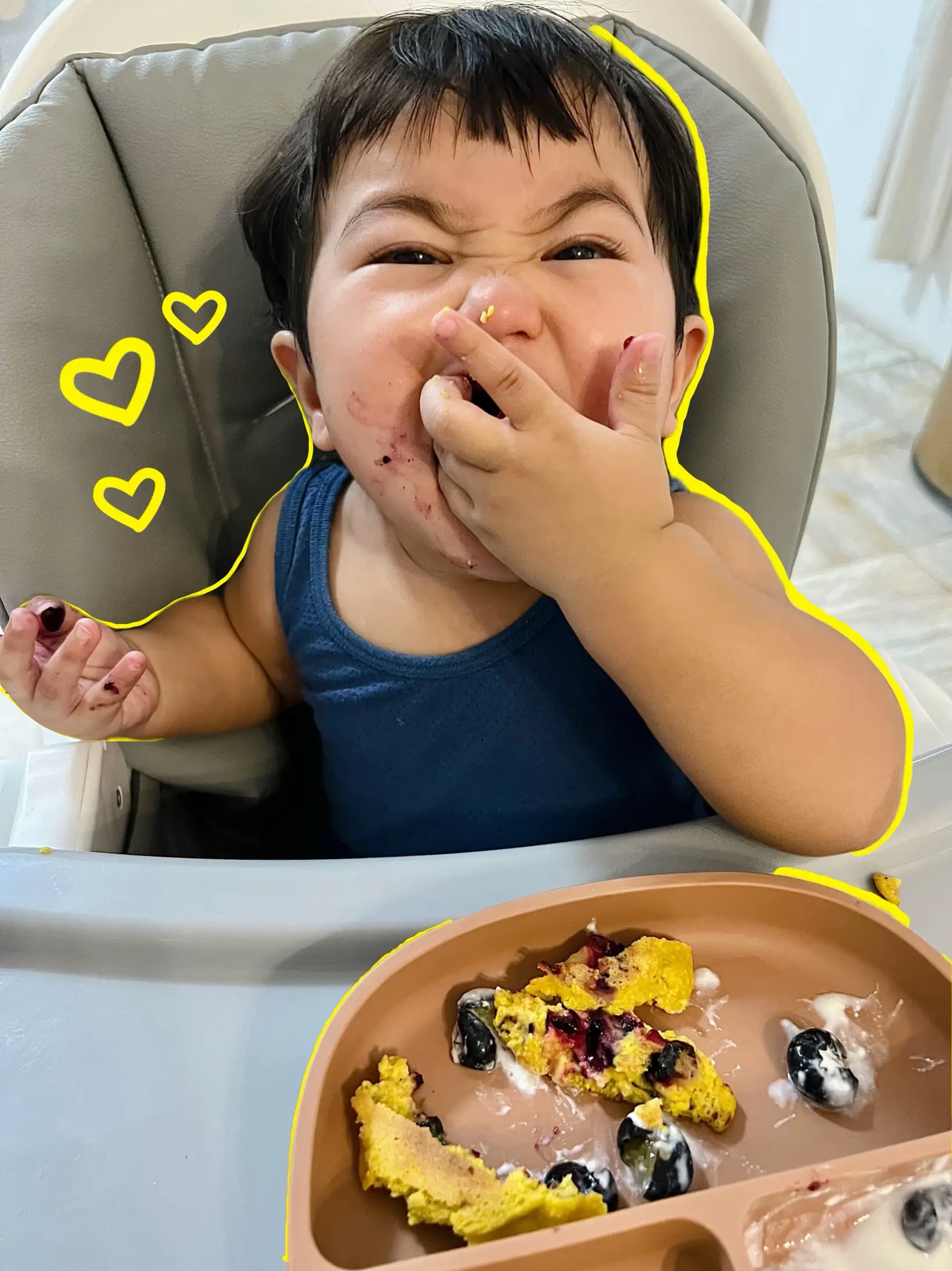 มาทานอาหารแบบ BLW กันครับ | แกลเลอรีที่โพสต์โดย Charlie and B | Lemon8