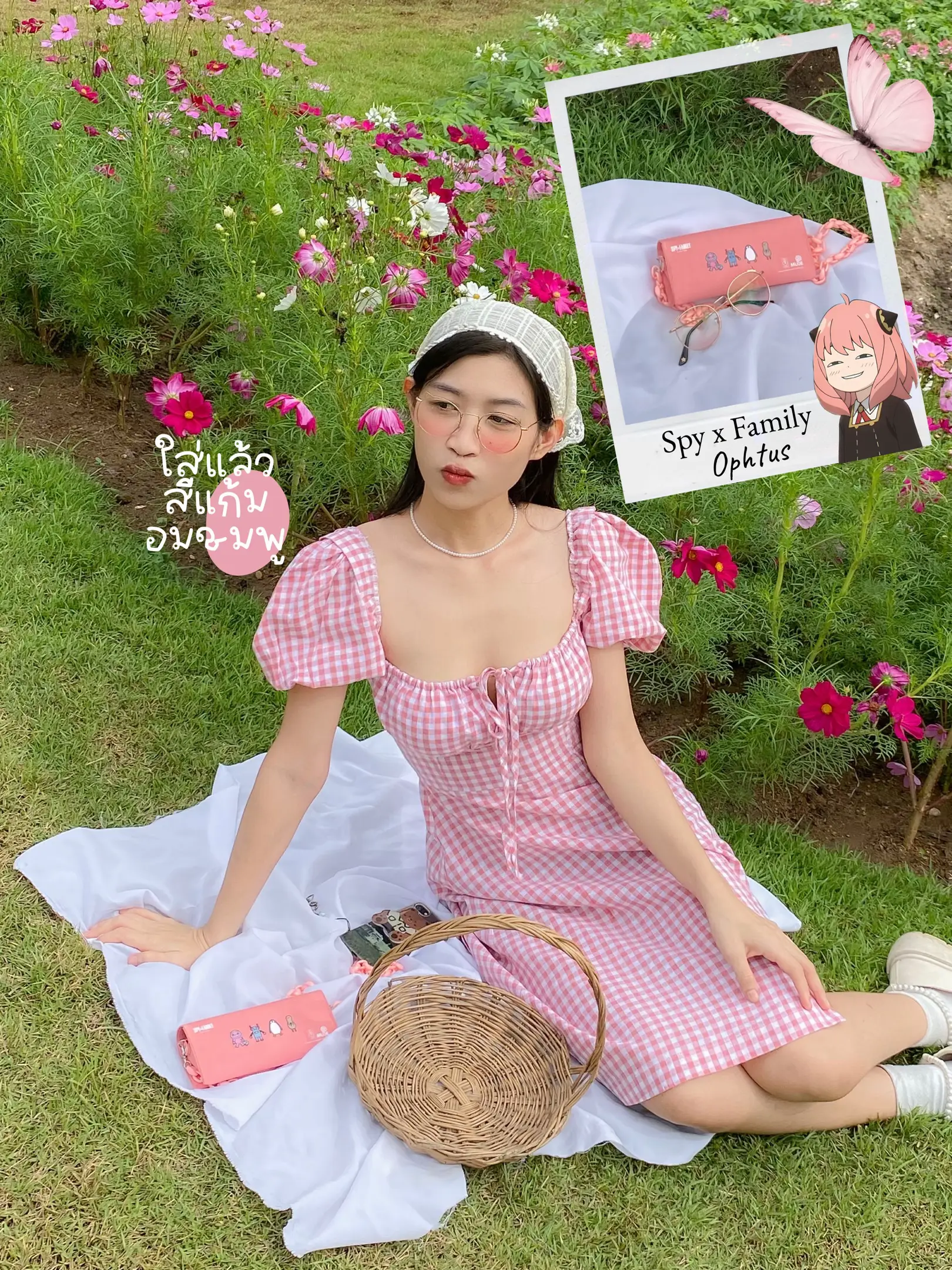 ootd เพิ่มความหวาน ด้วยแว่นชมพูสุดคิวท์ 💖 | แกลเลอรีที่โพสต์โดย Beamthicha | Lemon8