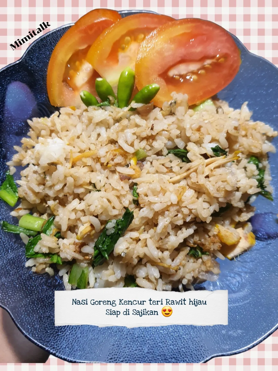 Masak Yuk ️Nasi Goreng Kencur Teri Ala Resto | Galeri diposting oleh 𝑴𝒊𝒎𝒊𝒕𝒂𝒍k | Lemon8