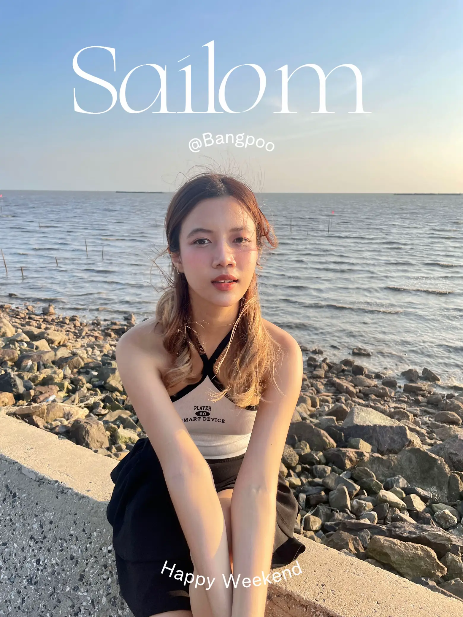 ทะเลใกล้กรุงเทพ🌊💙 | แกลเลอรีที่โพสต์โดย Pai | Lemon8