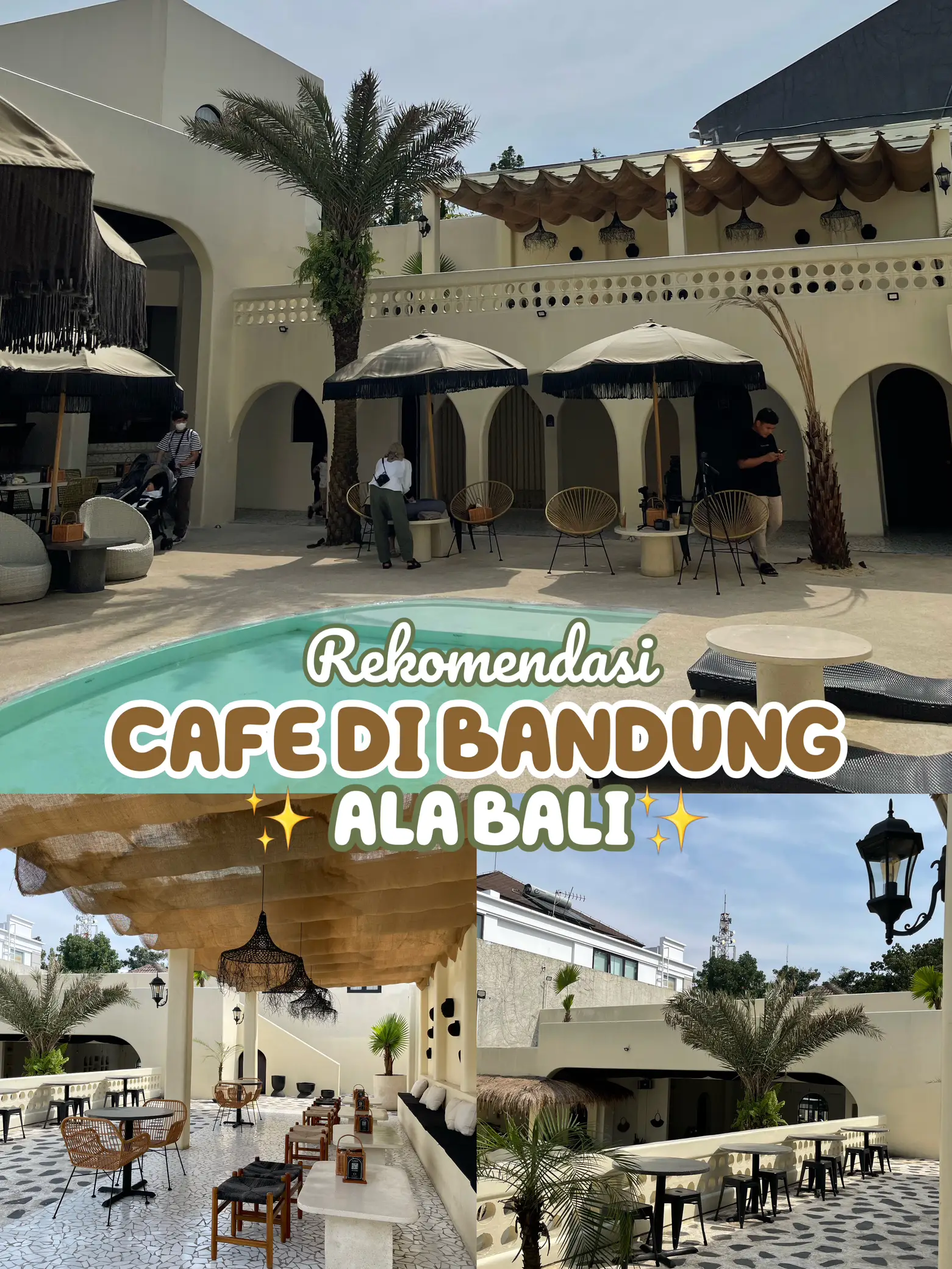 REKOMENDASI CAFE DI BANDUNG ALA BALI 🥰 | Galeri diposting oleh Alda Aurelia | Lemon8